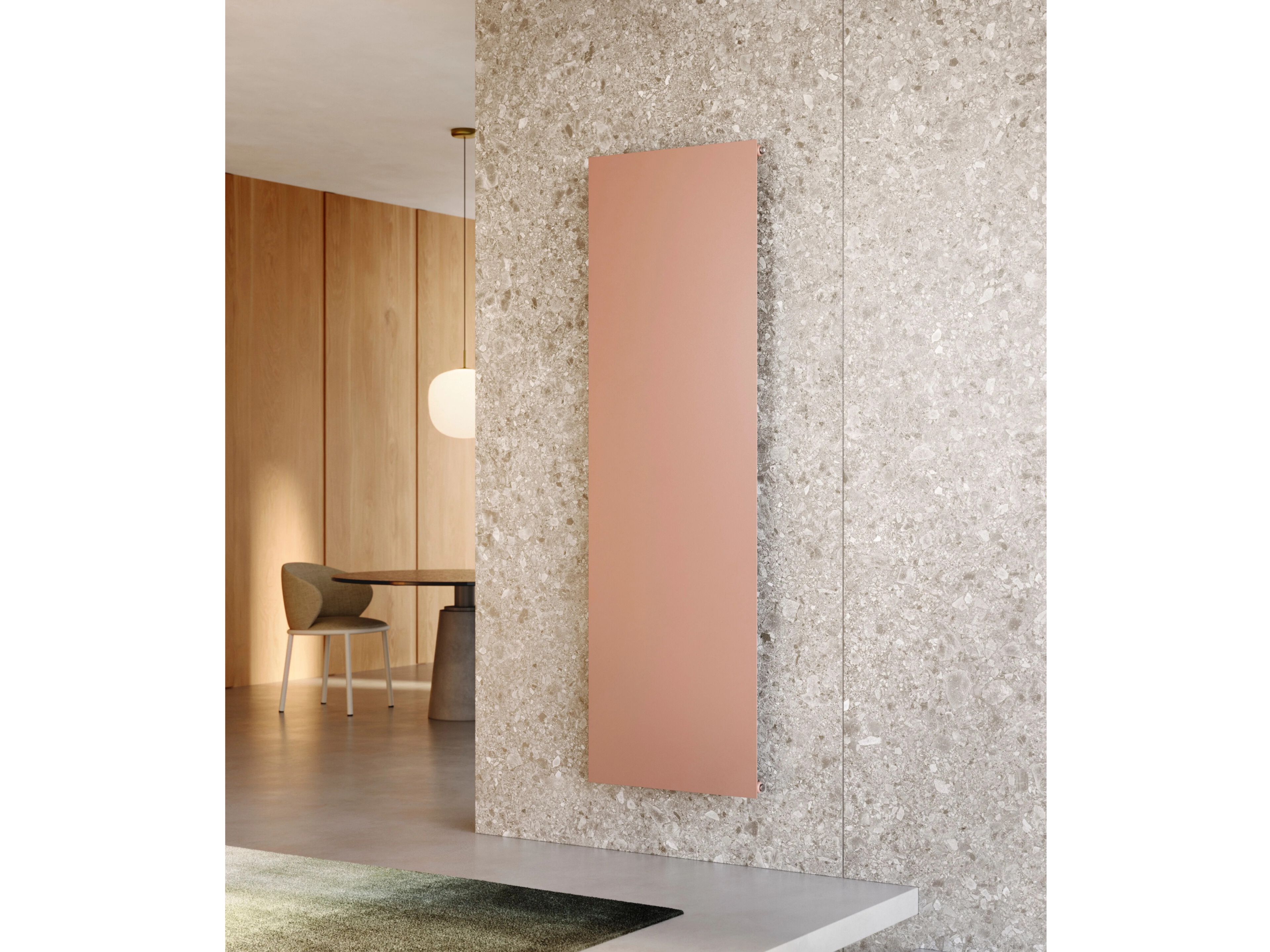 ICE Termoarredo a pannello verticale in acciaio By Caleido