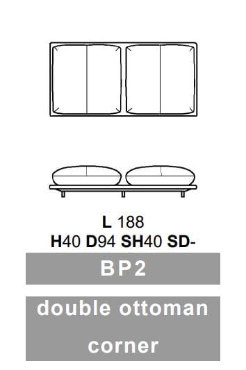 PRALIN Bench By Calia Italia