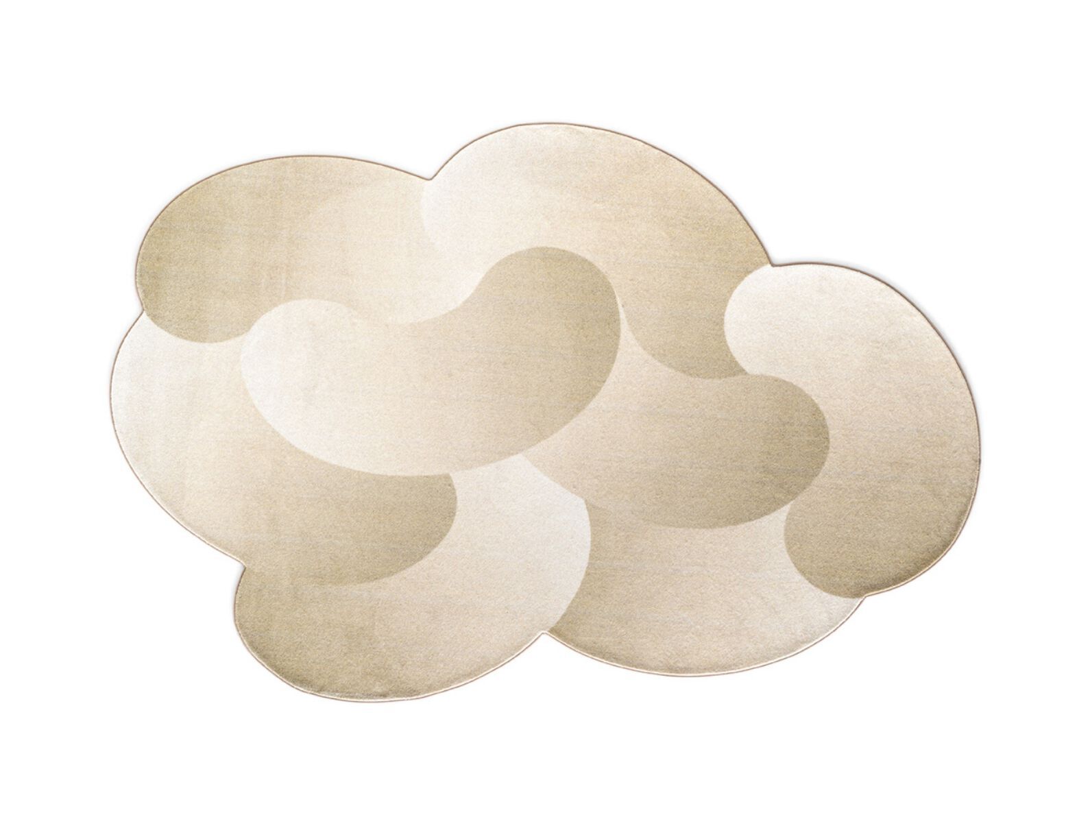 CURVED Long pile polyamide rug By Calligaris