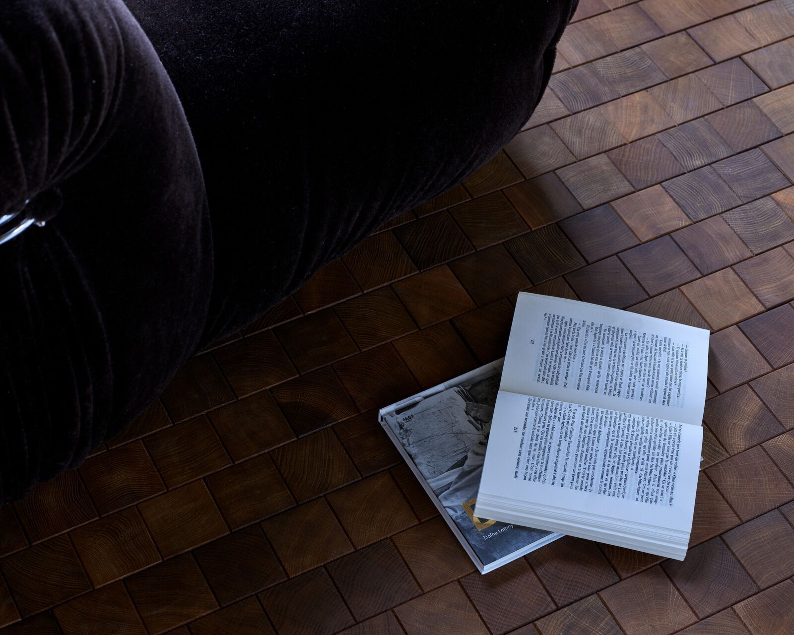 PAVÉS DE PARIS CHÊNE MASSIF CHANFREINÉ FUMÉ HUILÉ Pavimento By CarréSol ...