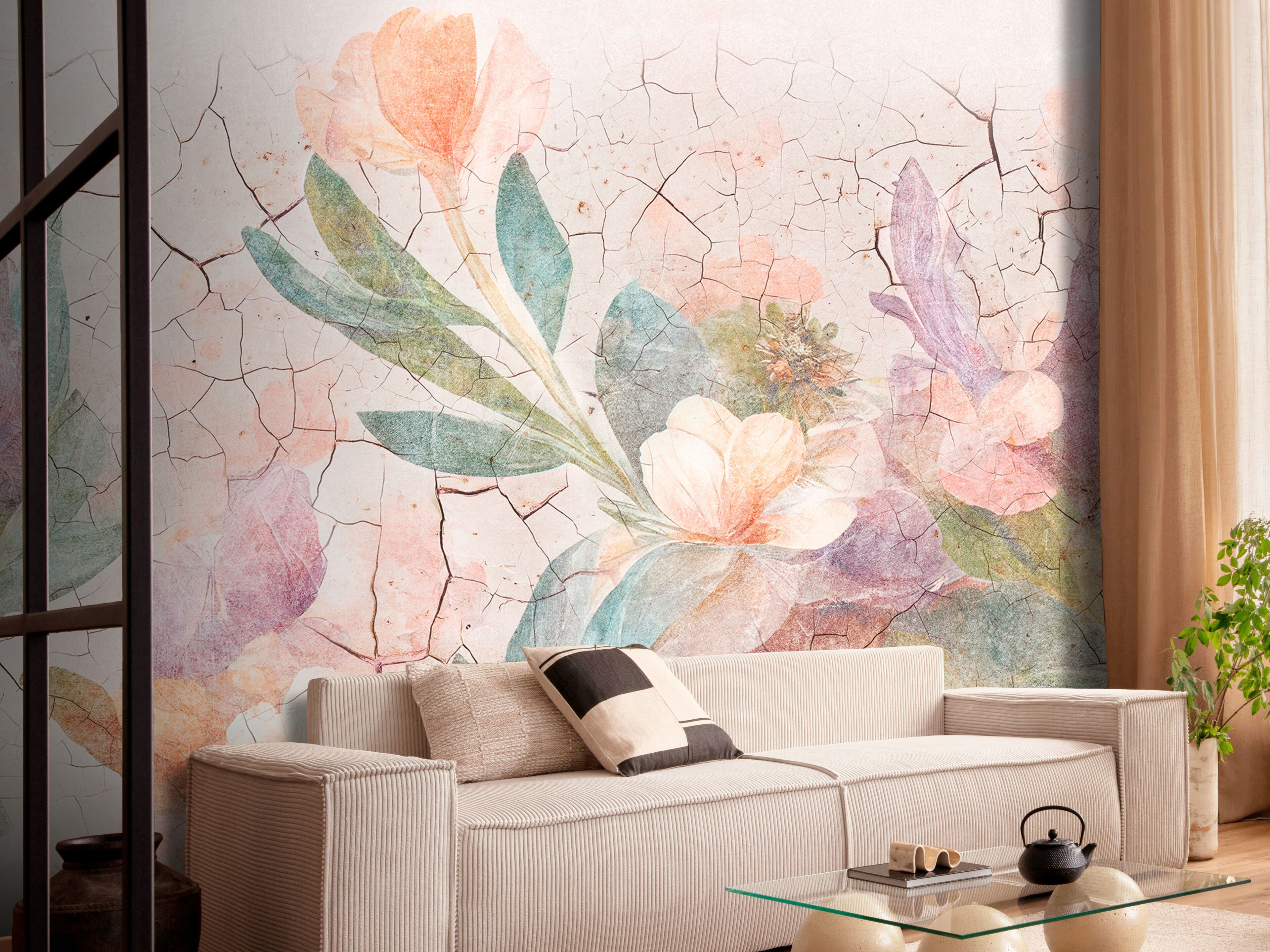 FIORI DEL SUD Washable vinyl wallpaper By Carta da Parati Artistica