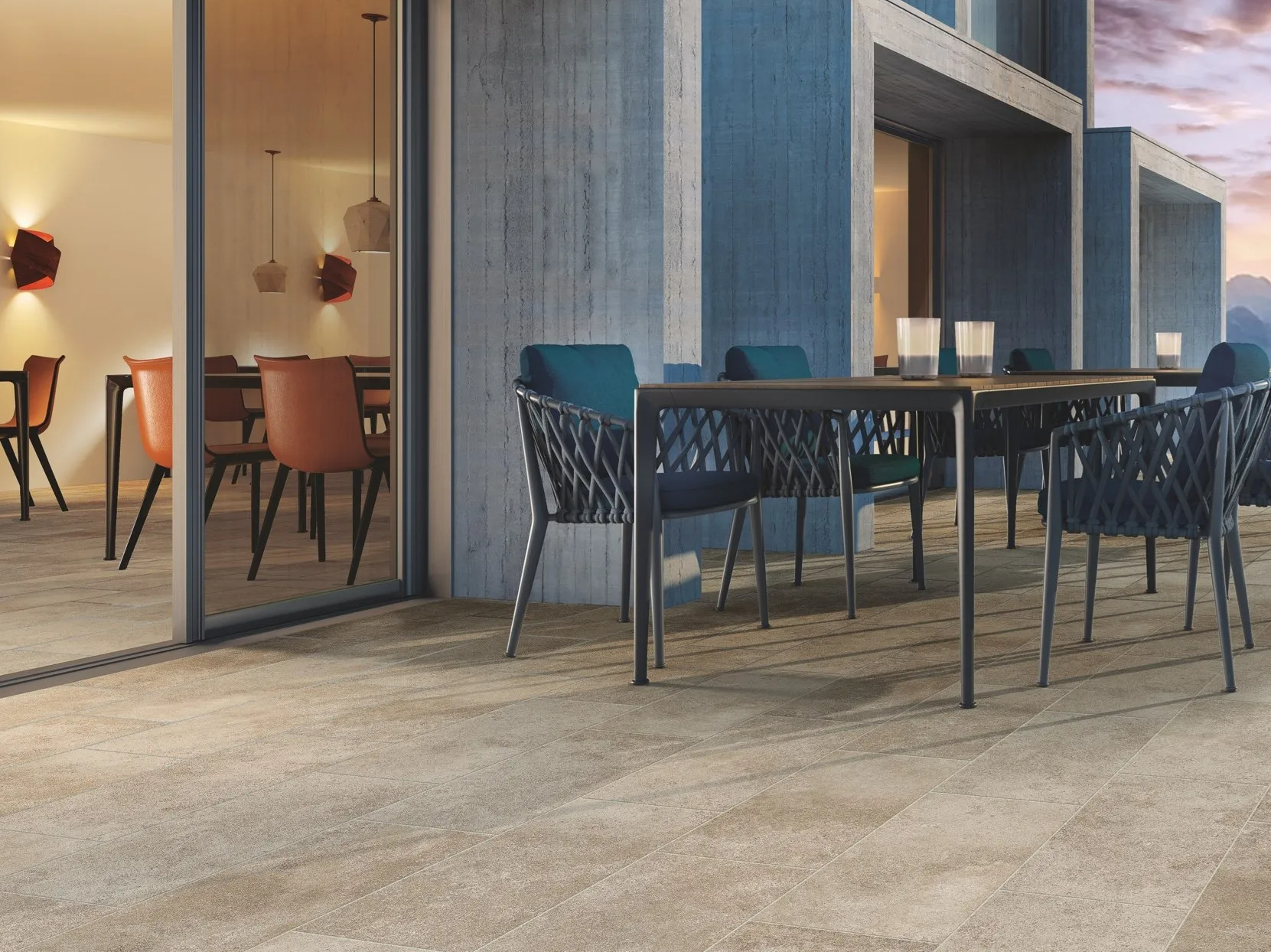 ECO CONCRETE Pavimento in gres porcellanato effetto cemento By ...