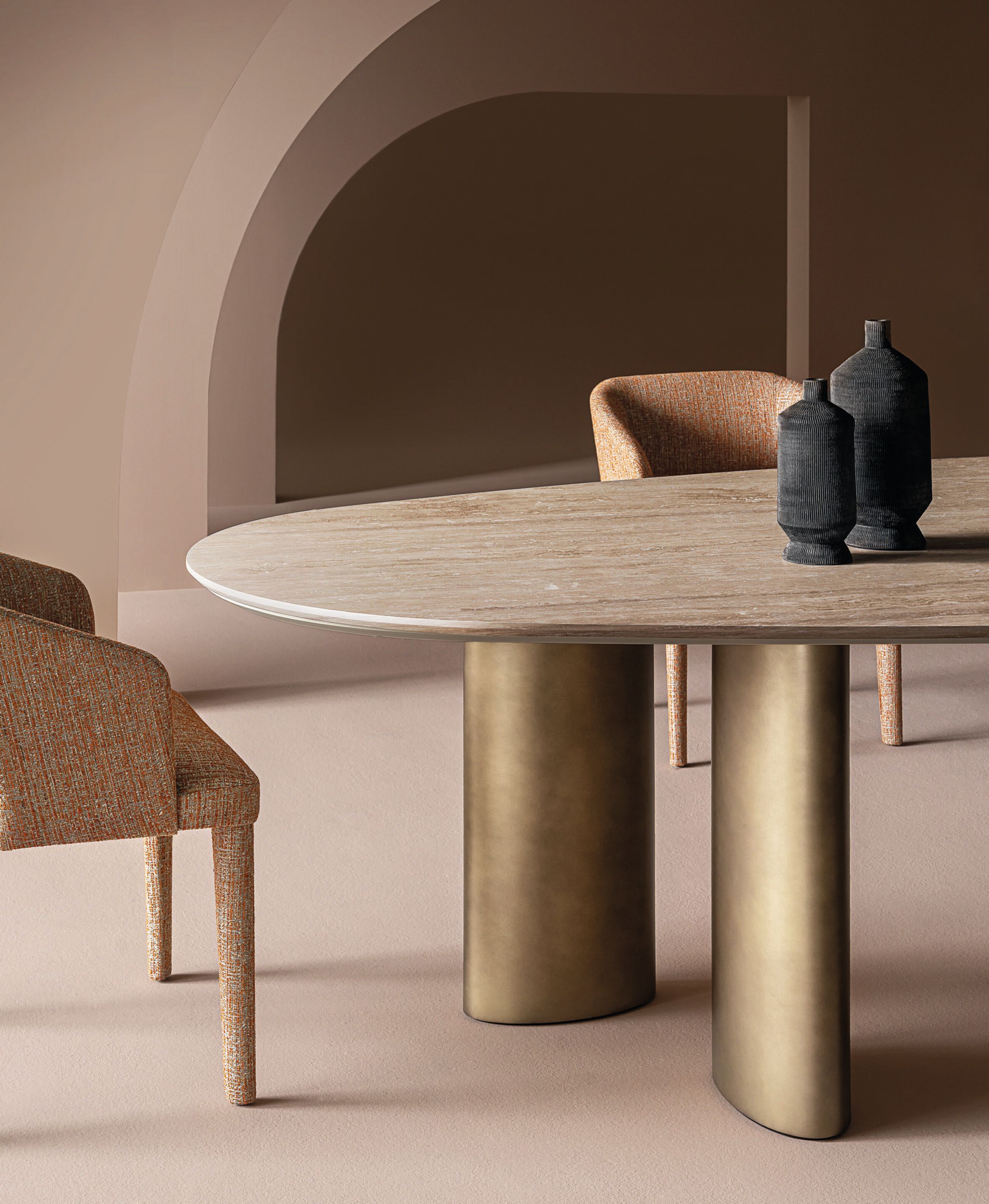 ARNE Oval marble table By Casamilano | design Roberto Lazzeroni