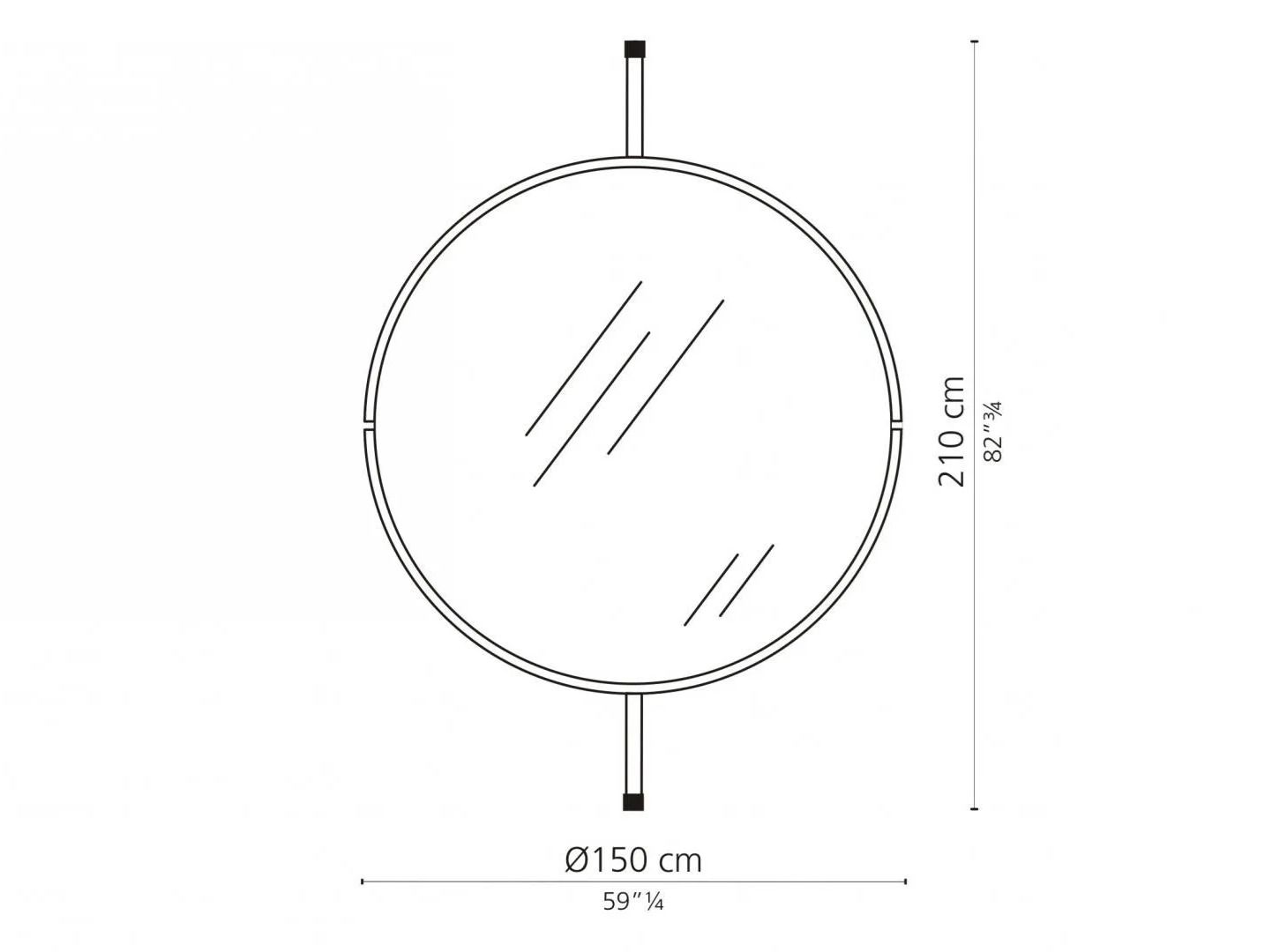 OBLO’ 镜子 By Casamilano | design Pietro Russo