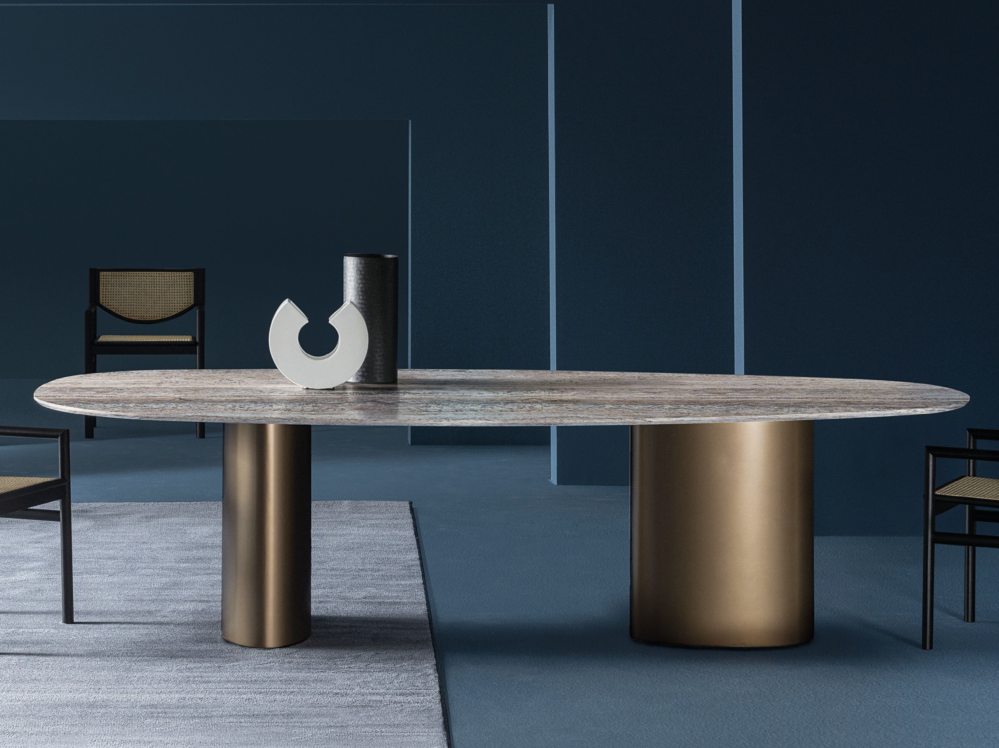 TANGERI | Table rectangulaire Table ovale en marbre By Casamilano ...