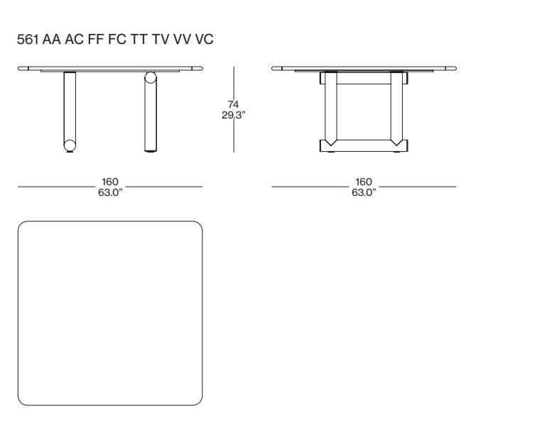 TRAMPOLINE TABLE Powder coated aluminium garden table with marble top ...