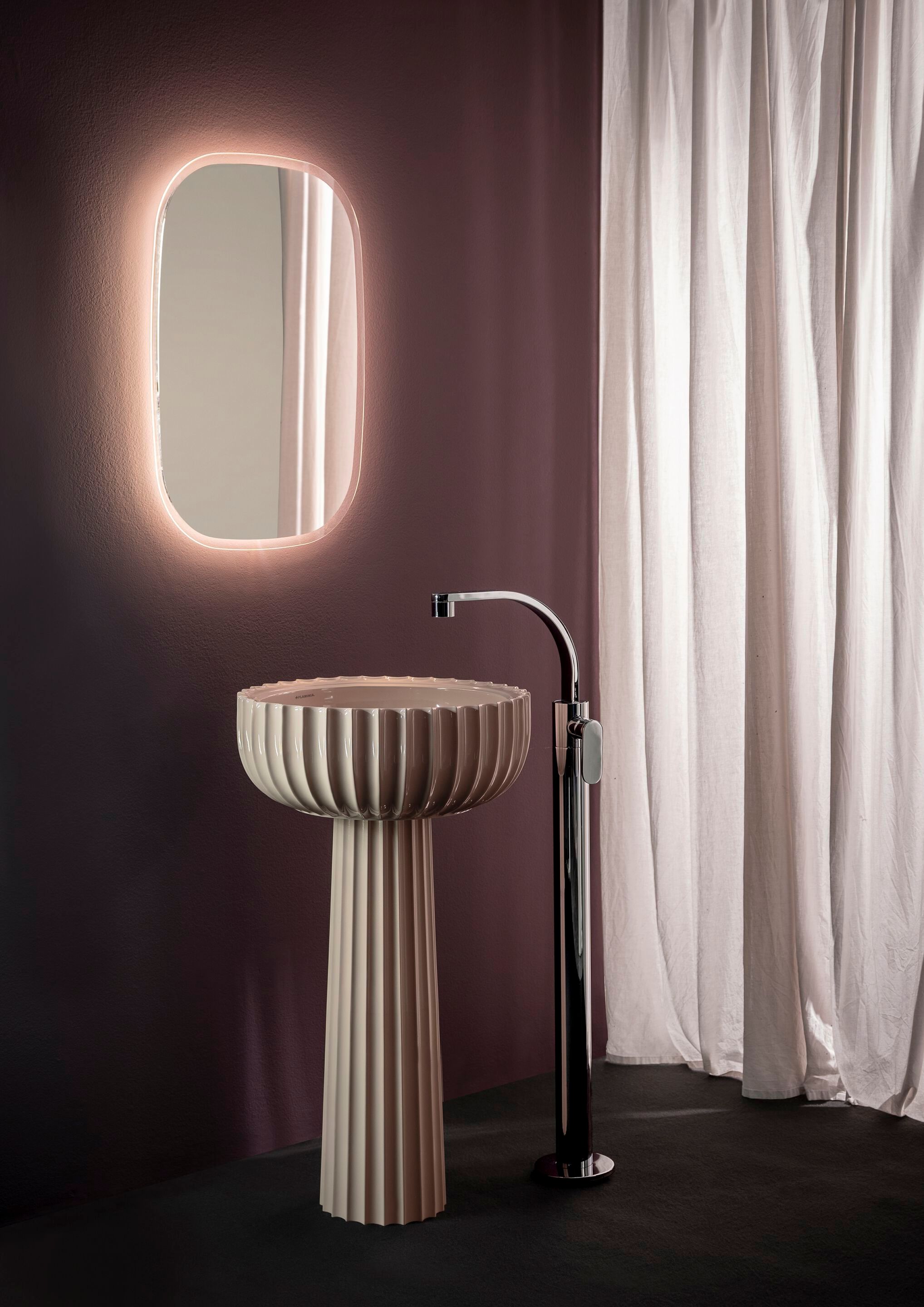 SETTECENTO Freestanding washbasin By Ceramica Flaminia