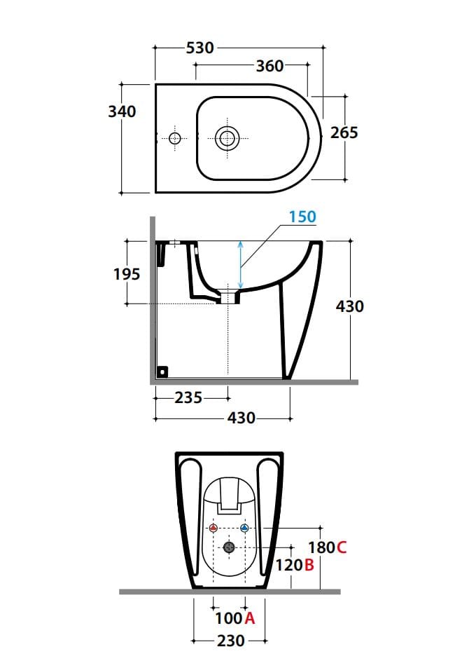 MODE Bidet By Ceramica Globo