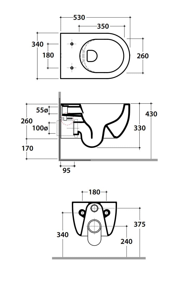 MODE Toilet By Ceramica Globo