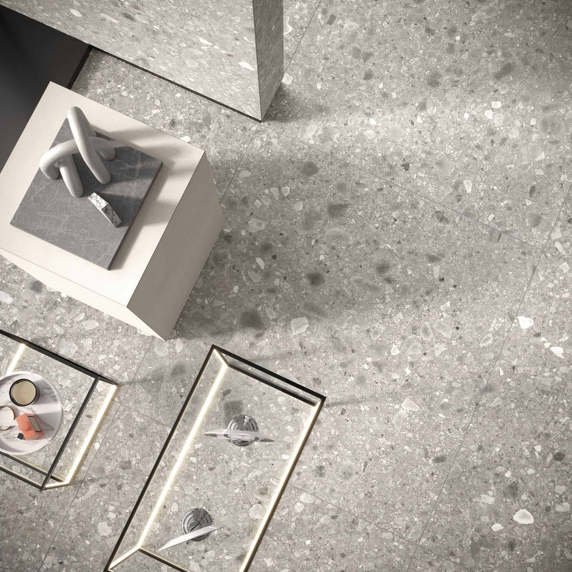 PORTRAITS Stone effect porcelain stoneware tiles By Ceramiche Caesar