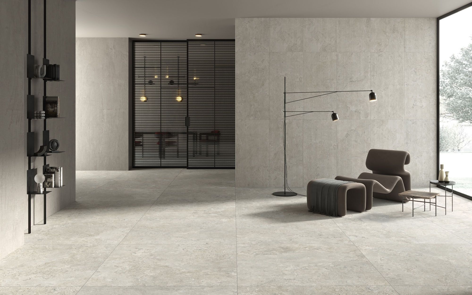 PORTRAITS Stone effect porcelain stoneware tiles By Ceramiche Caesar