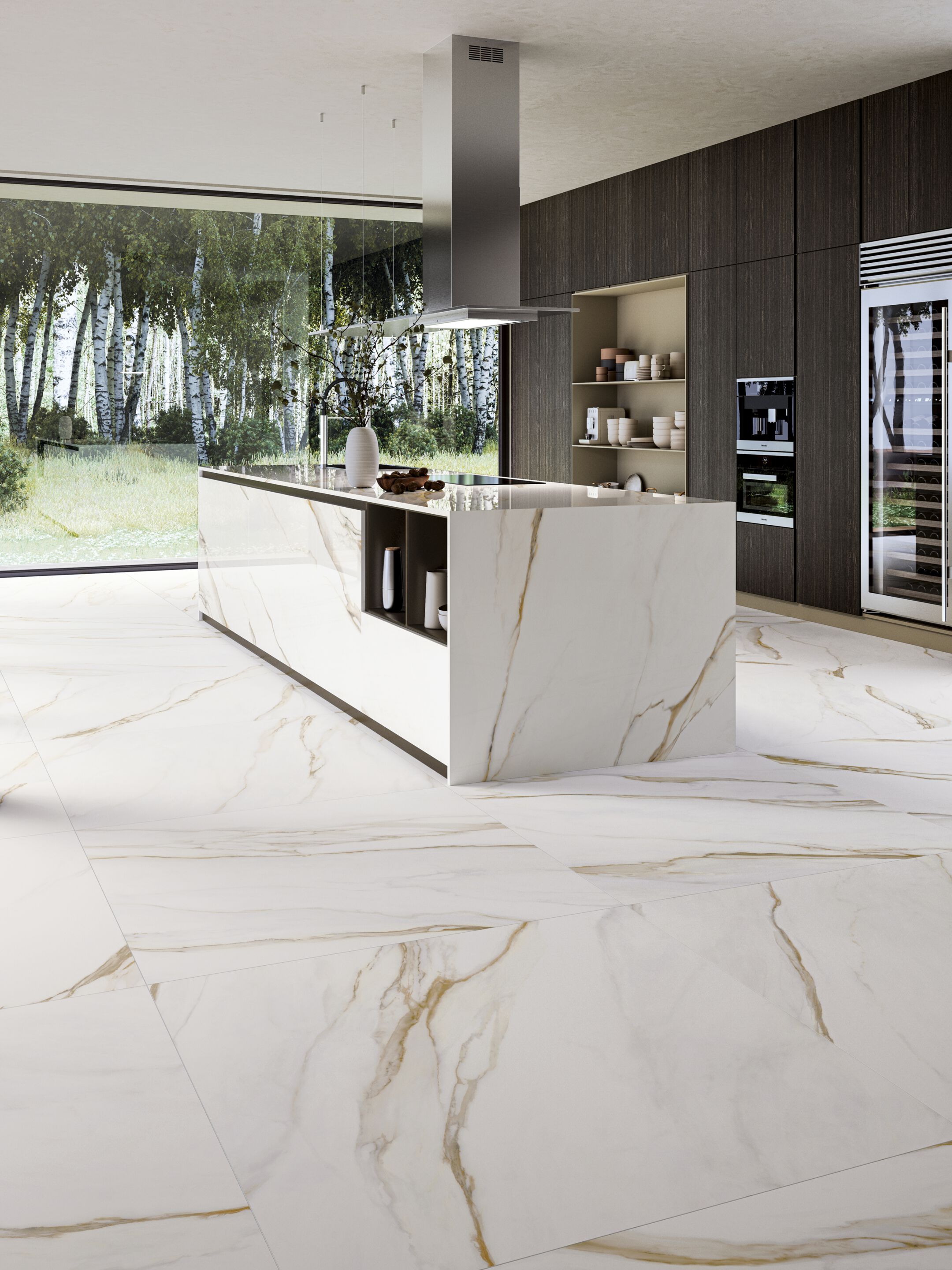 PRESTIGIO Porcelain stoneware wall/floor tiles with marble effect By ...