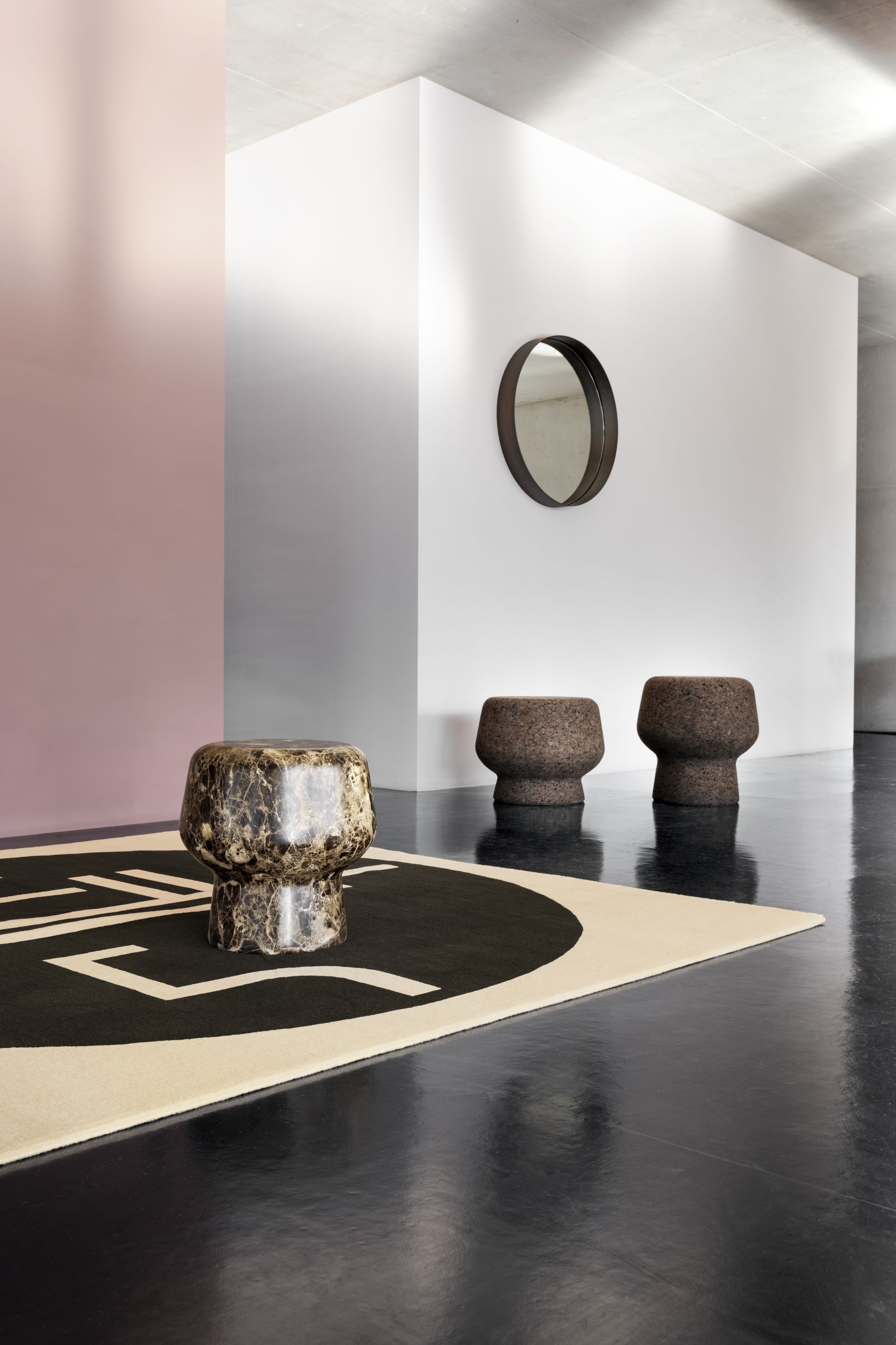 CORKER NO. 1 MARBLE Marble coffee table / stool By ClassiCon | design Herzog & de Meuron