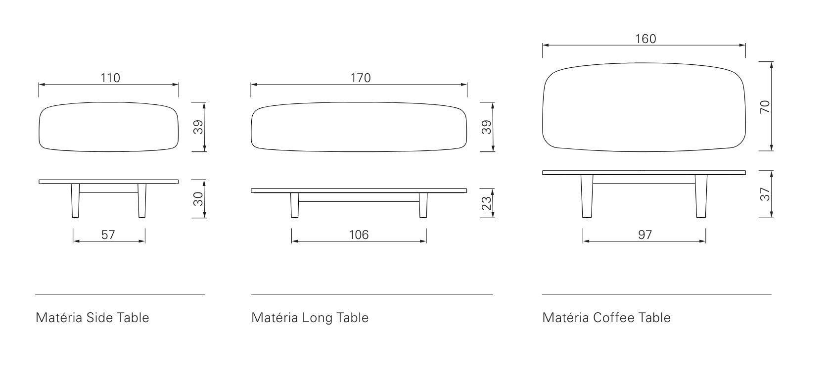 MATERIA Coffee table By ClassiCon