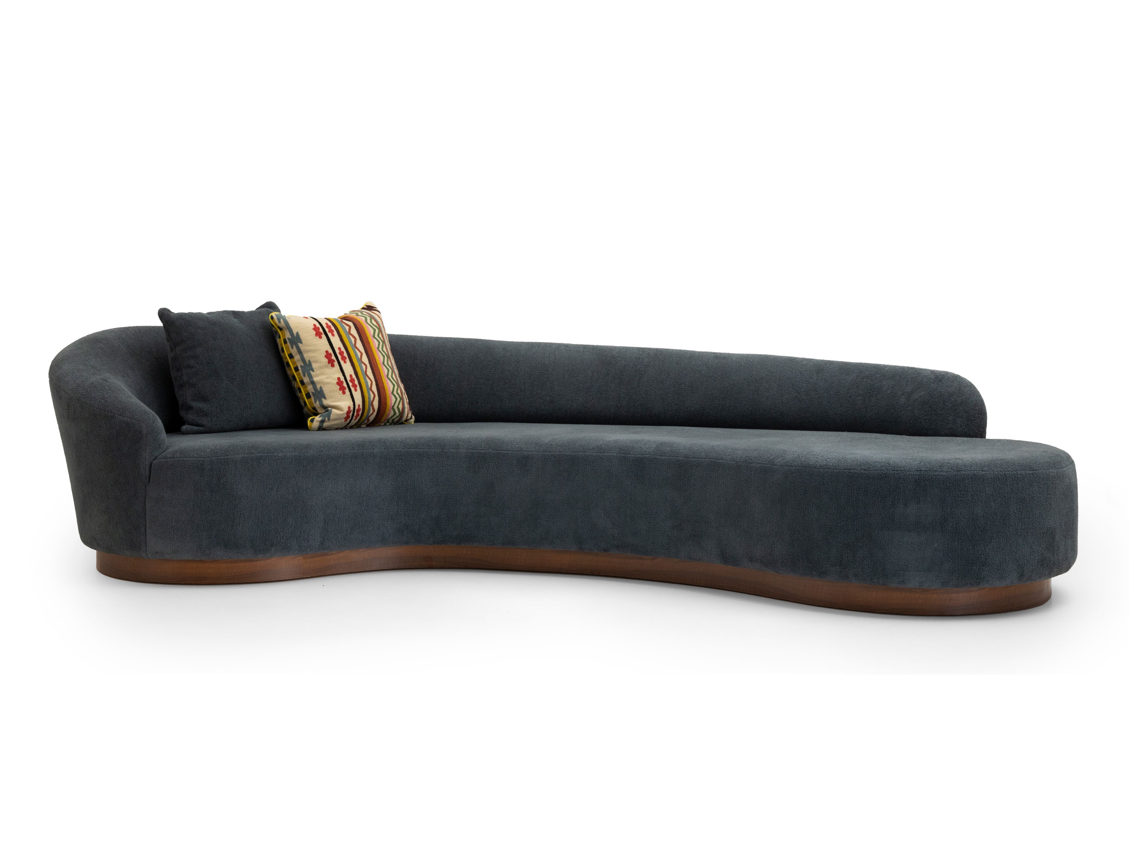 ANNA Sofá curvo de tecido By Collett & Victor