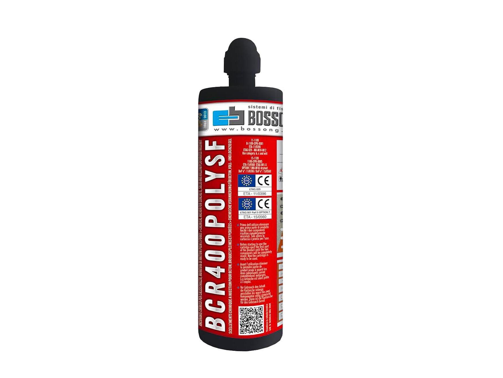 BCR 400 POLY SF Chemical anchor By Colmef
