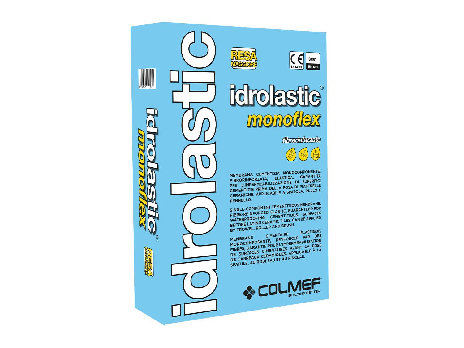 Membrana cementizia monocomponente fibrorinforzata IDROLASTIC MONOFLEX ...