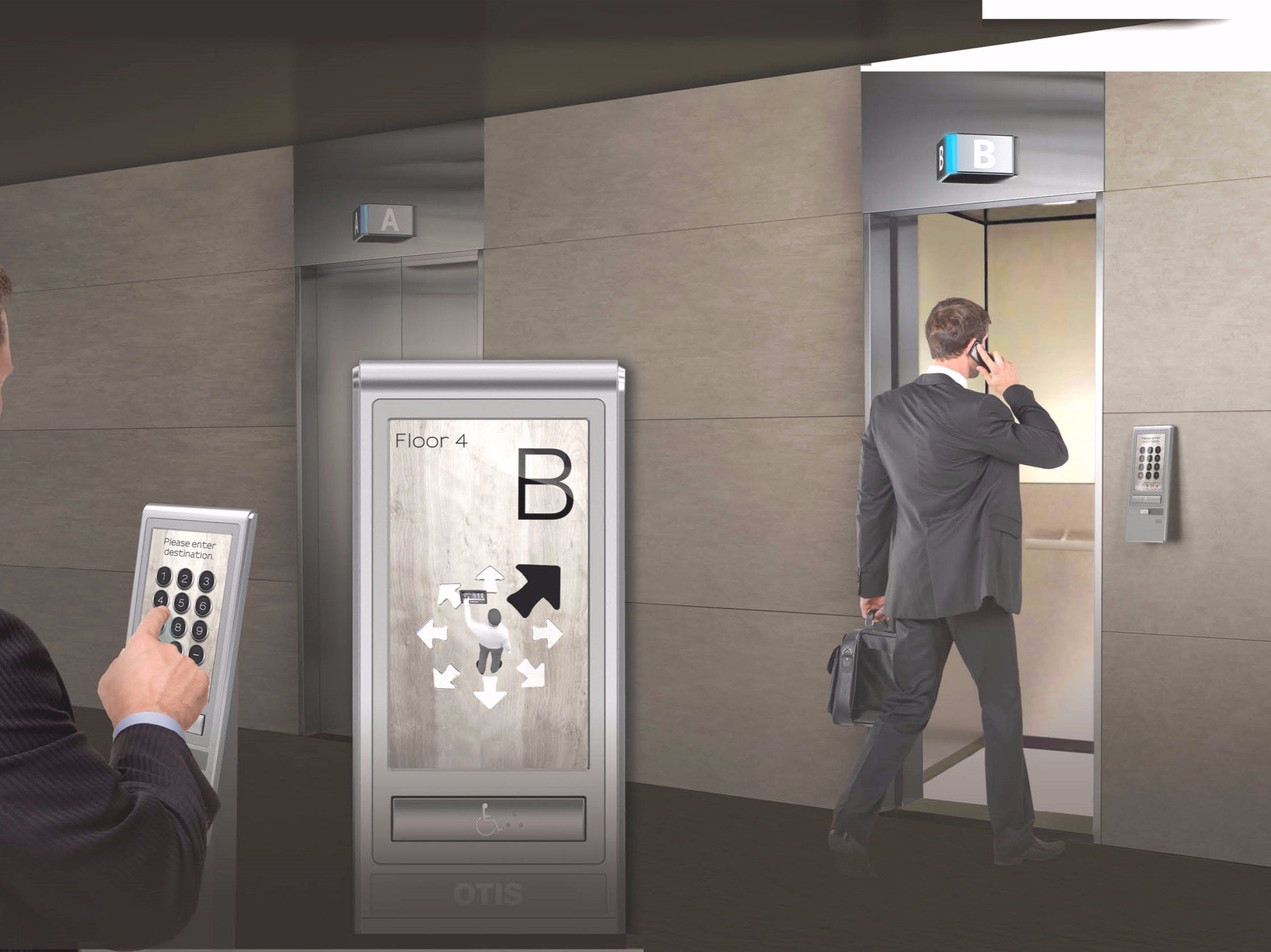 Destination management system for lifts CompassPlus By OTIS Servizi