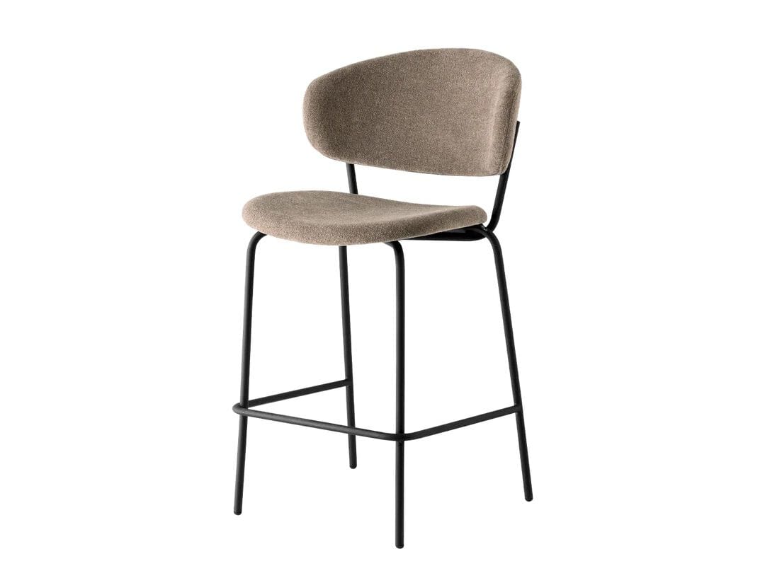 DESY High stool with padded seat By Connubia