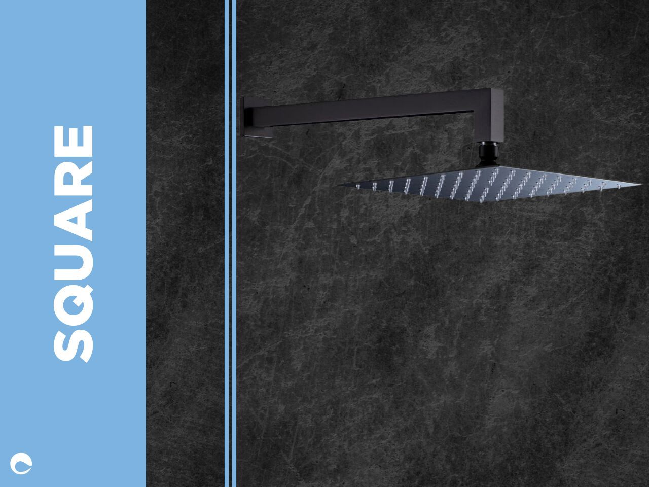 SQUARE Soffione doccia By Cropelli