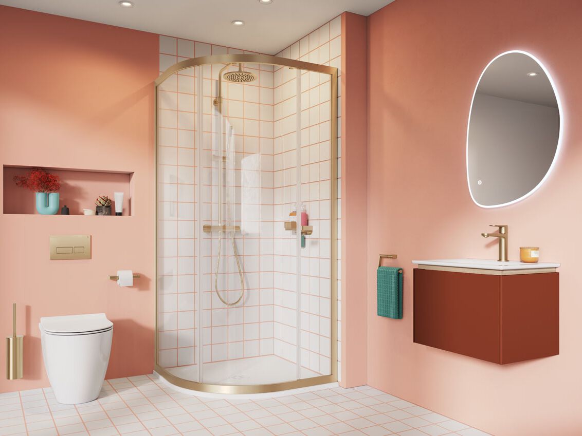 Rectangular shower tray Shower cabin By Crosswater
