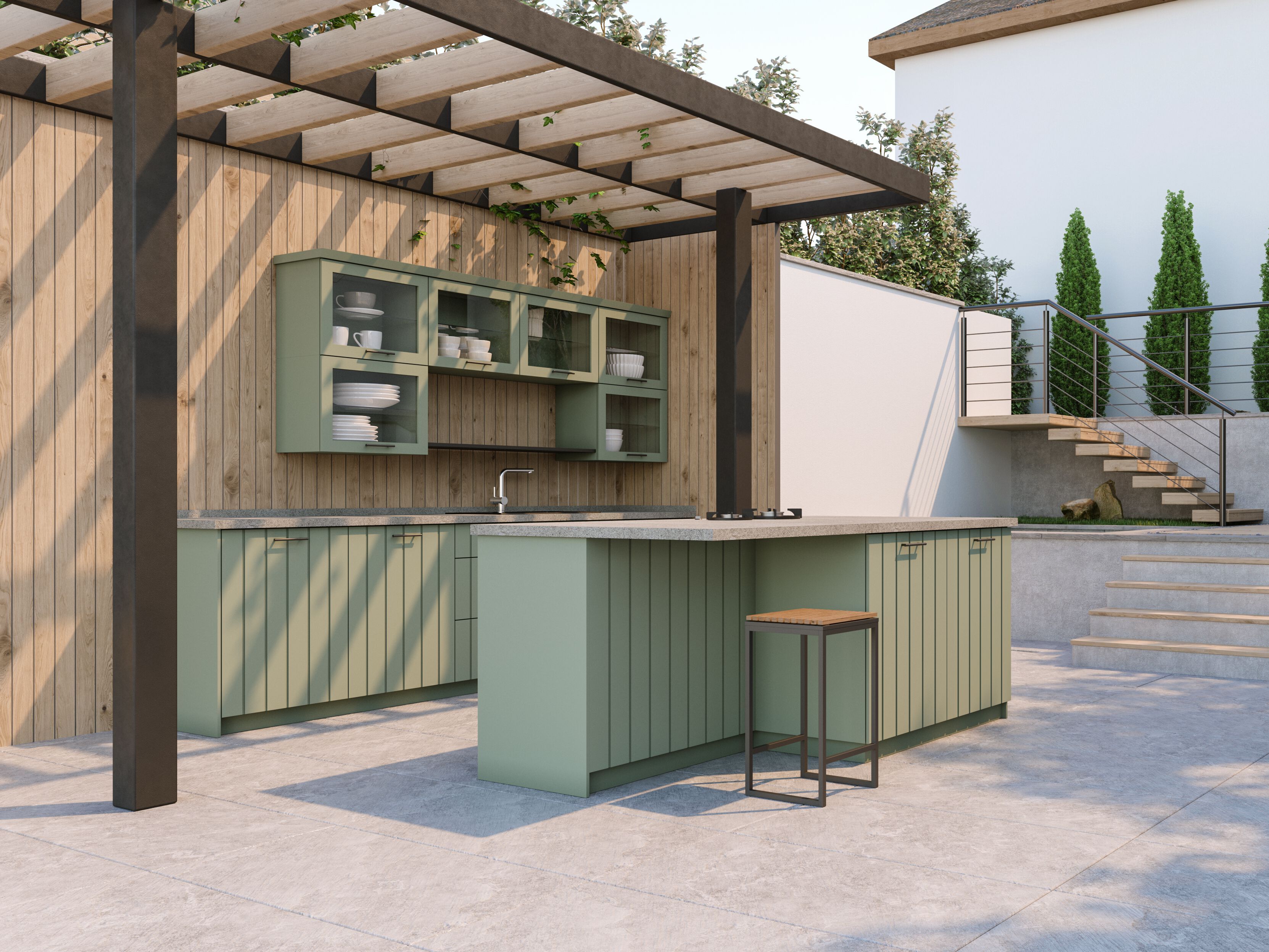 CUBIC OUTDOOR KITCHEN C4 Outdoor kitchen By CUBIC OUTDOOR LIVING