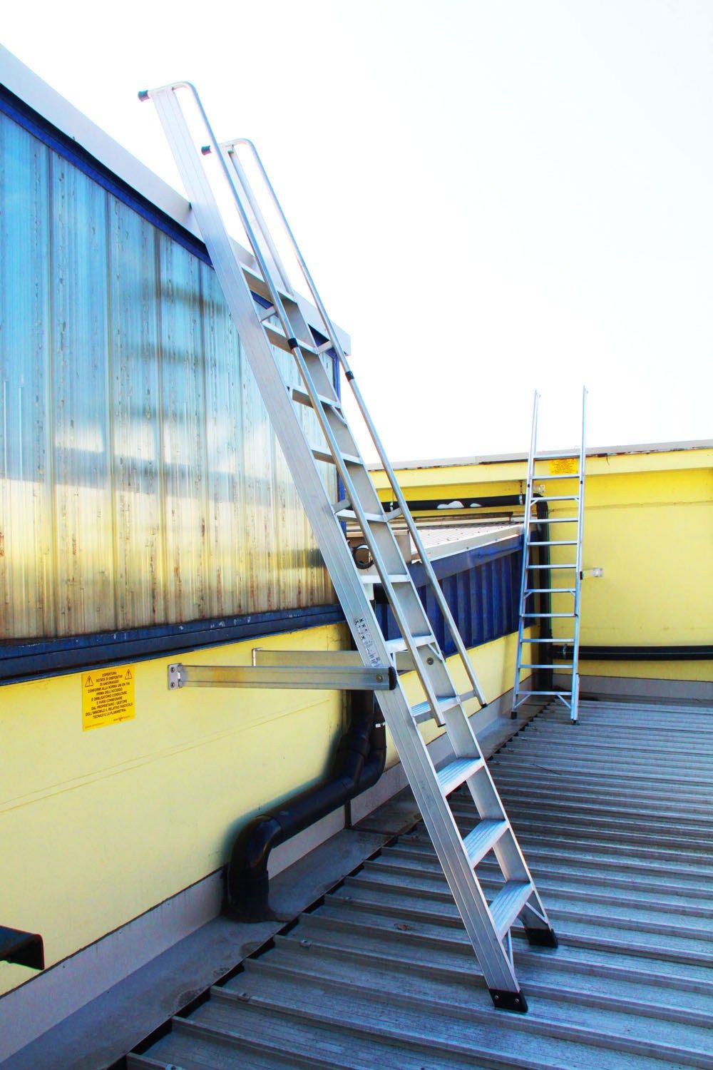 Fire escape staircase Customized stairs for roofs By SVELT