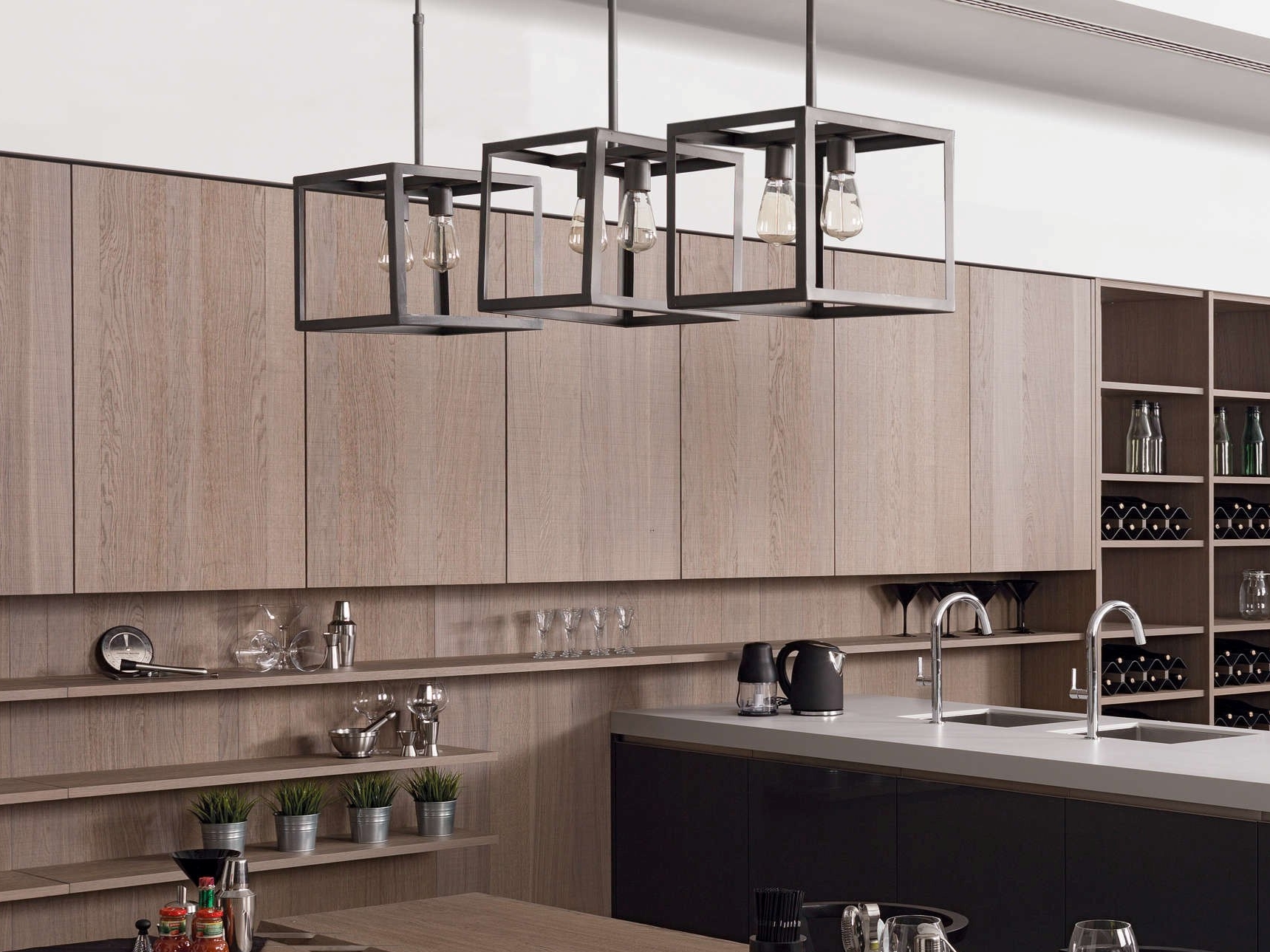 Metal pendant lamp DADO By GAMADECOR