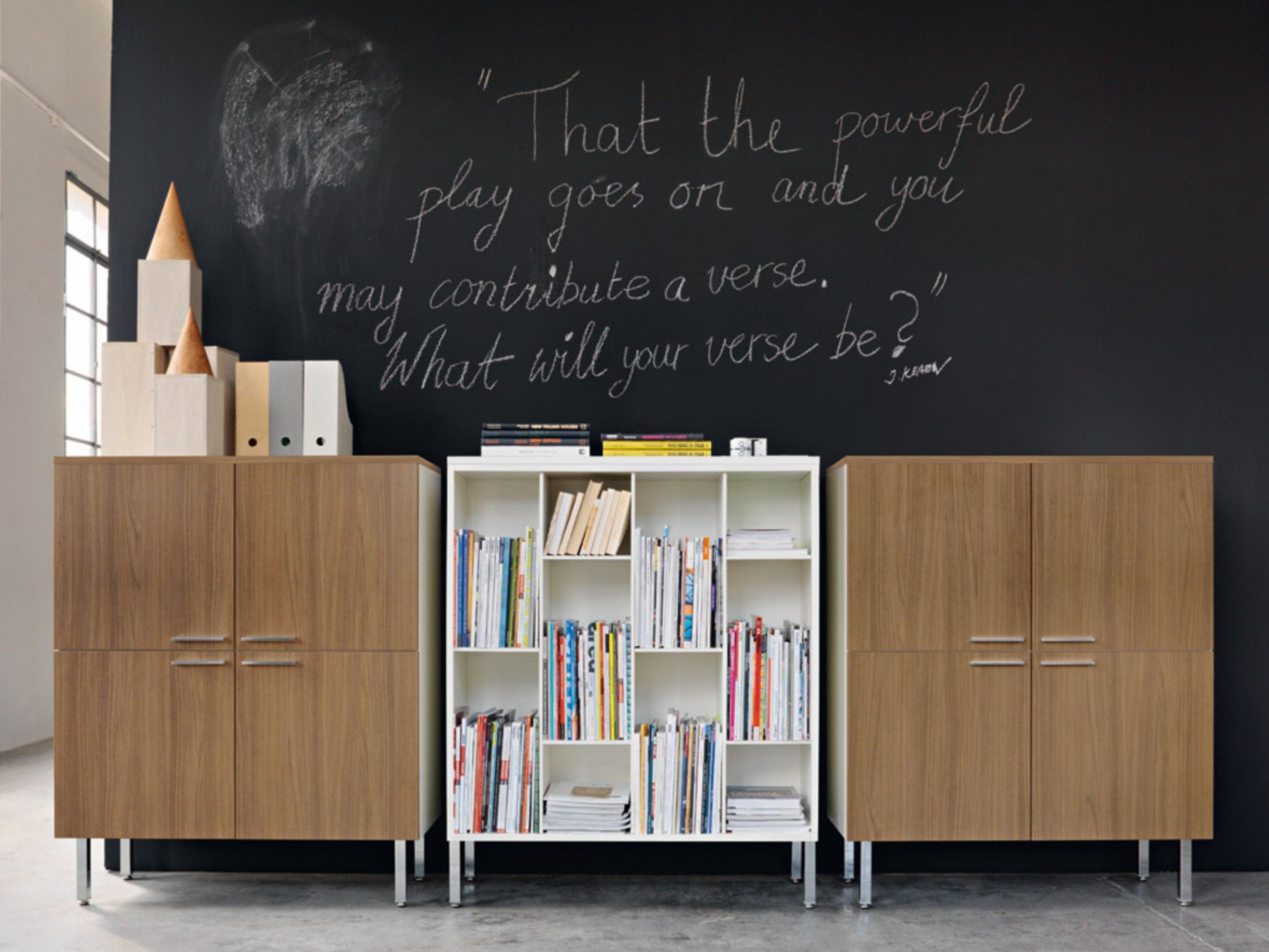 DADO | Wooden office storage unit By Sinetica design Sinetica Design Lab