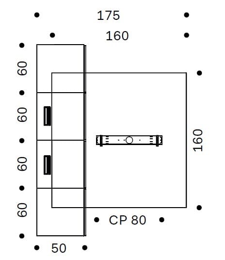 DAKAR | Square office desk By DVO design Antonio Morello