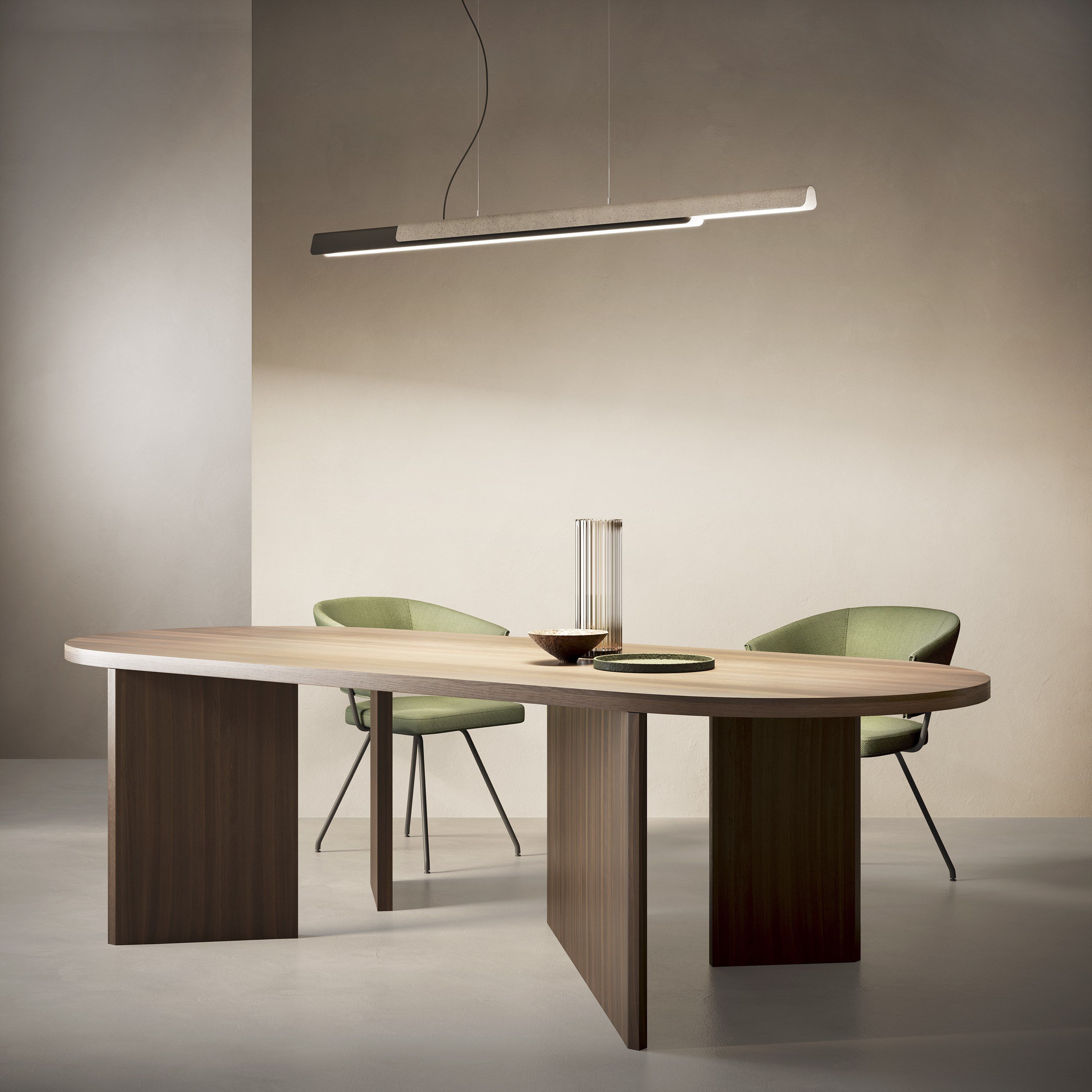 DALA LINEAR LED pendant lamp By KDLN | design Francesca Smiraglia