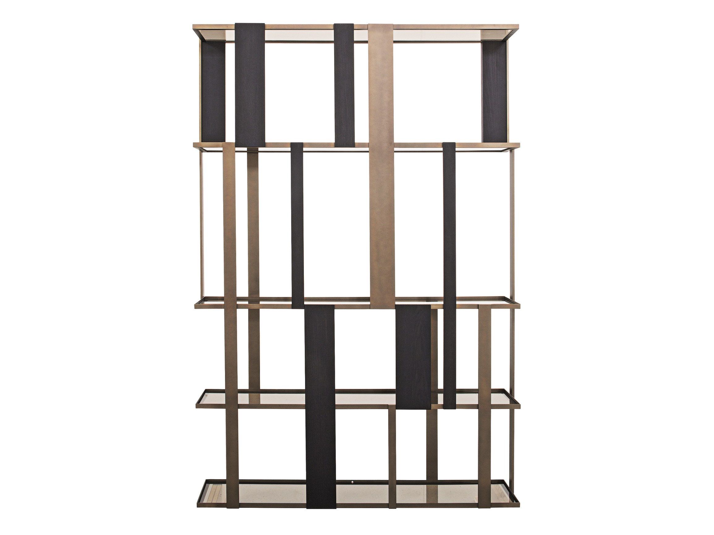 Open wall-mounted metal bookcase DALL By Shake