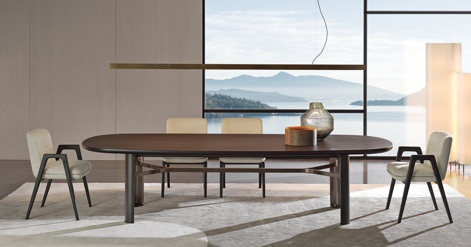 Table DAN By Minotti design Christophe Delcourt