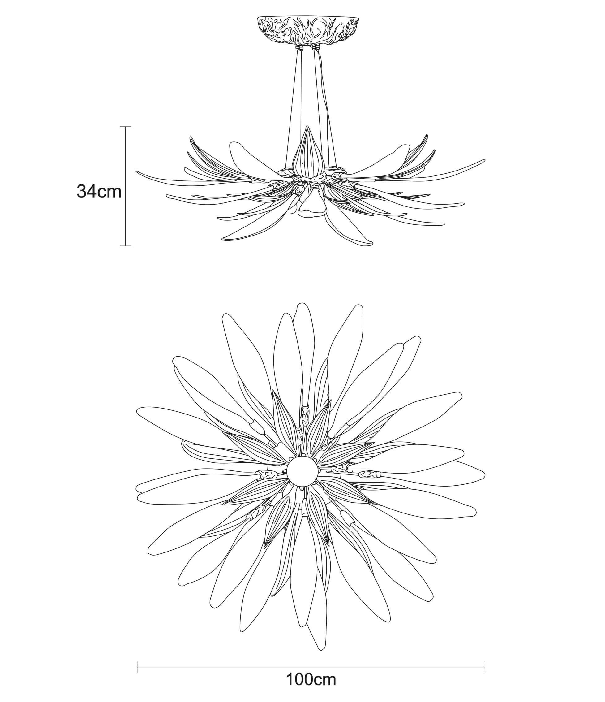 DANDELION HOPE MEDIUM 吊灯 By Serip