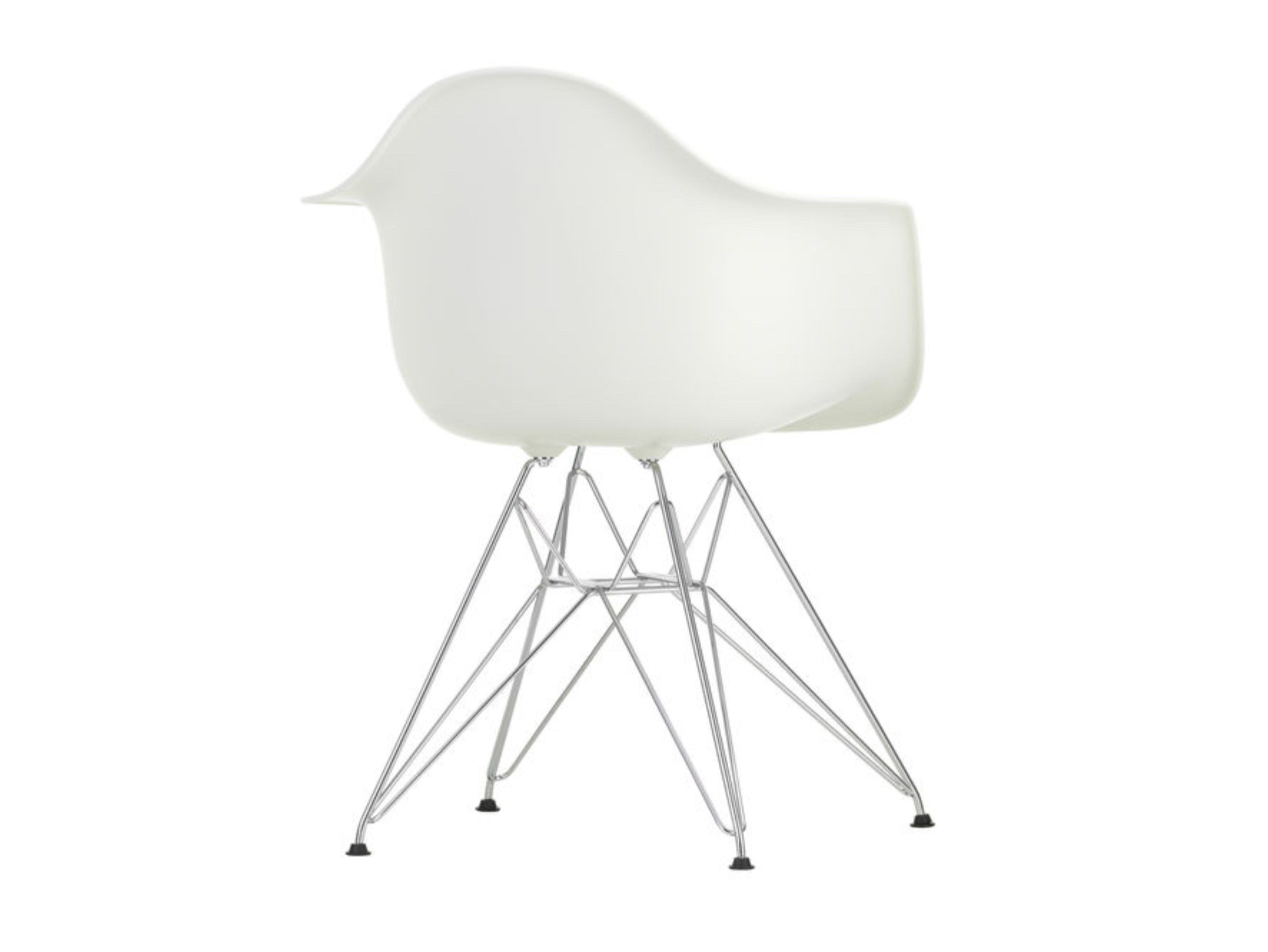 DAR Polypropylene chair with armrests By Vitra | design Charles & Ray Eames
