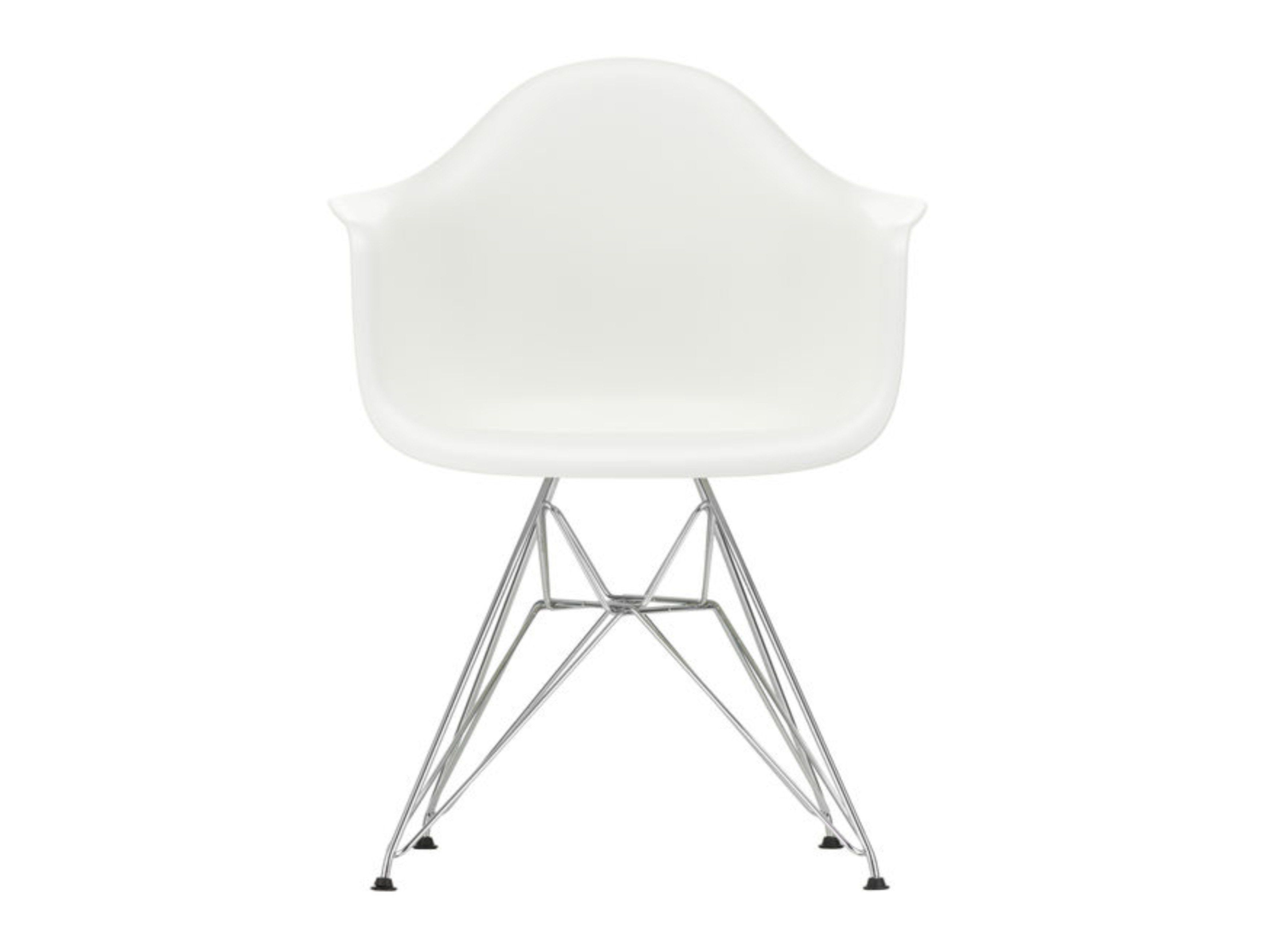 DAR Polypropylene chair with armrests By Vitra | design Charles & Ray Eames
