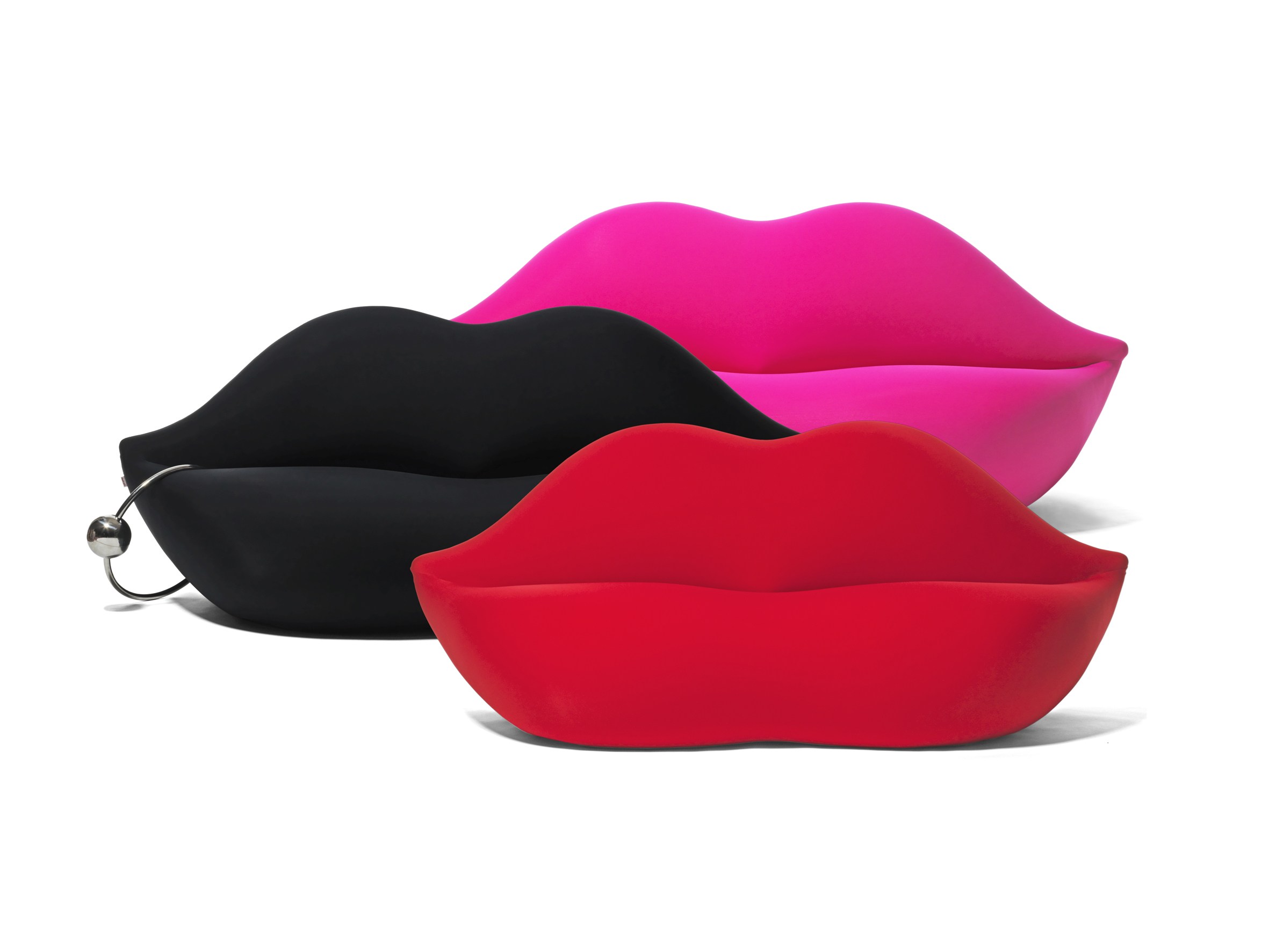 Polyurethane sofa DARK LADY By Gufram design Studio65