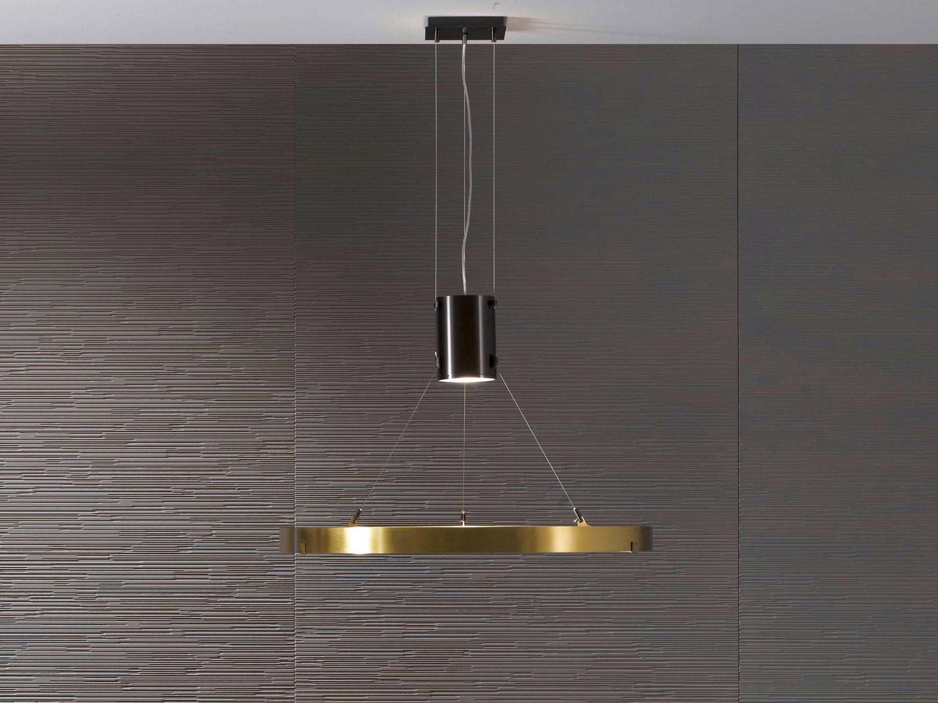 Lampada a sospensione in ottone DARK LIGHT MA 10 By Laurameroni design ...