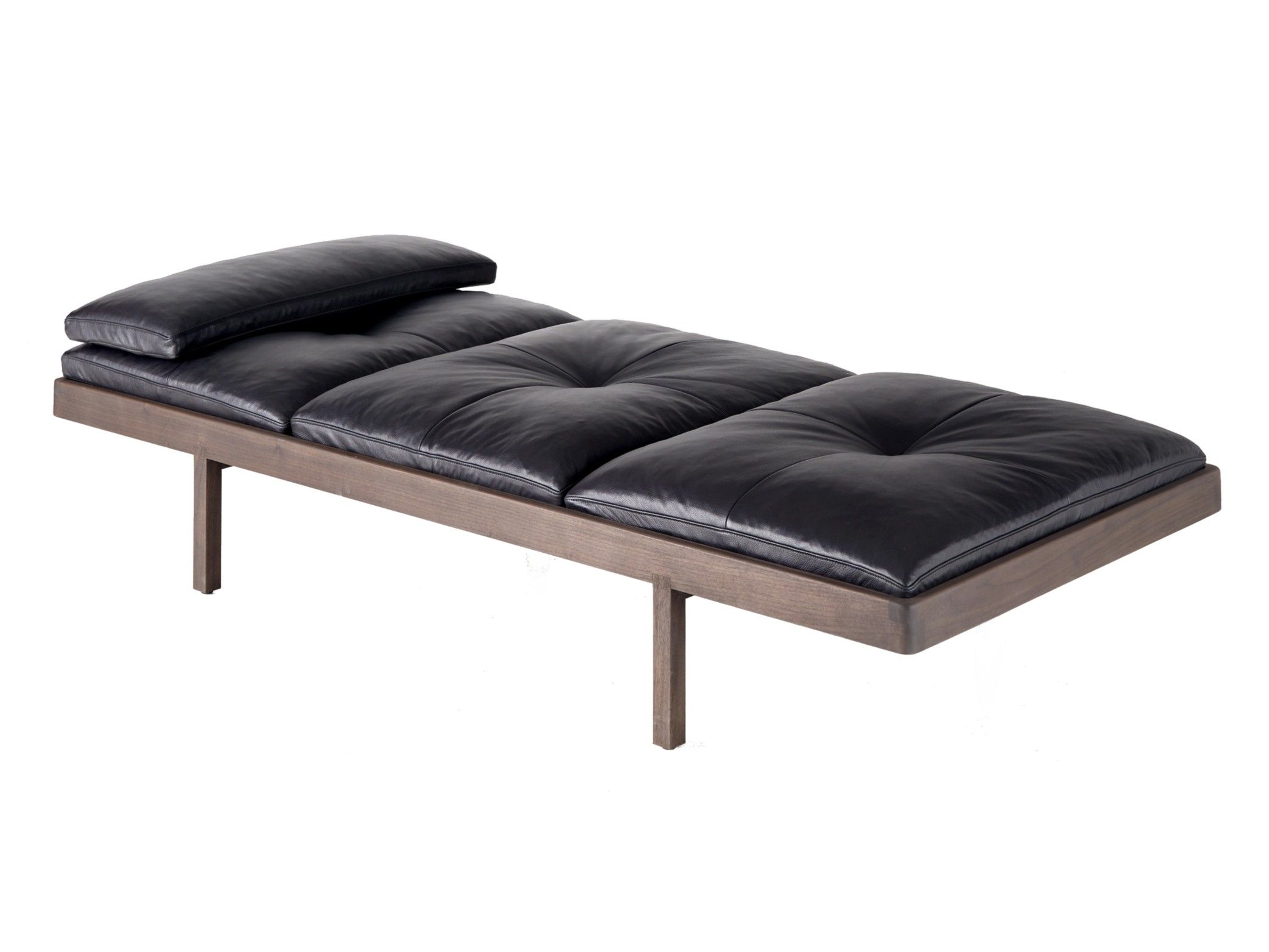 DAYBED Upholstered leather and solid wood daybed By BassamFellows ...