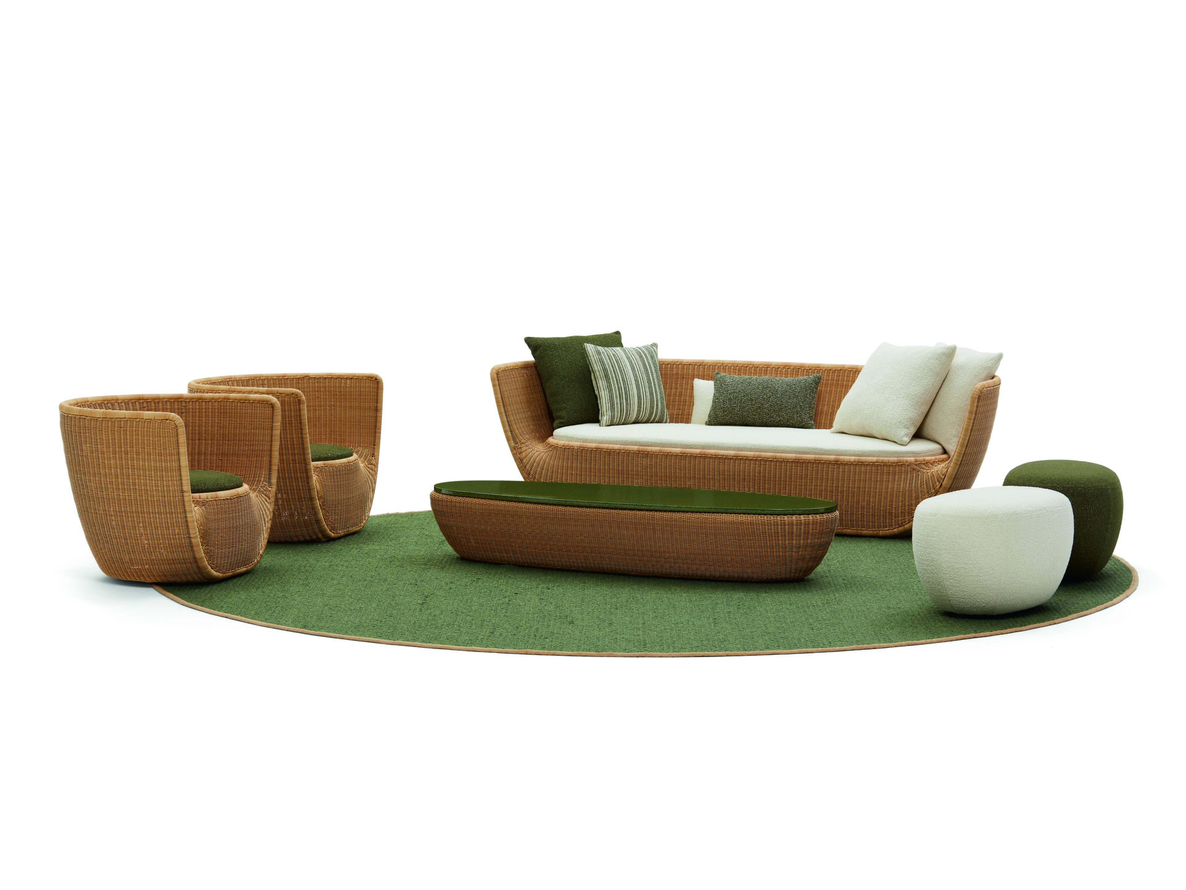 AFTERNOONS Garden armchair By DE PADOVA