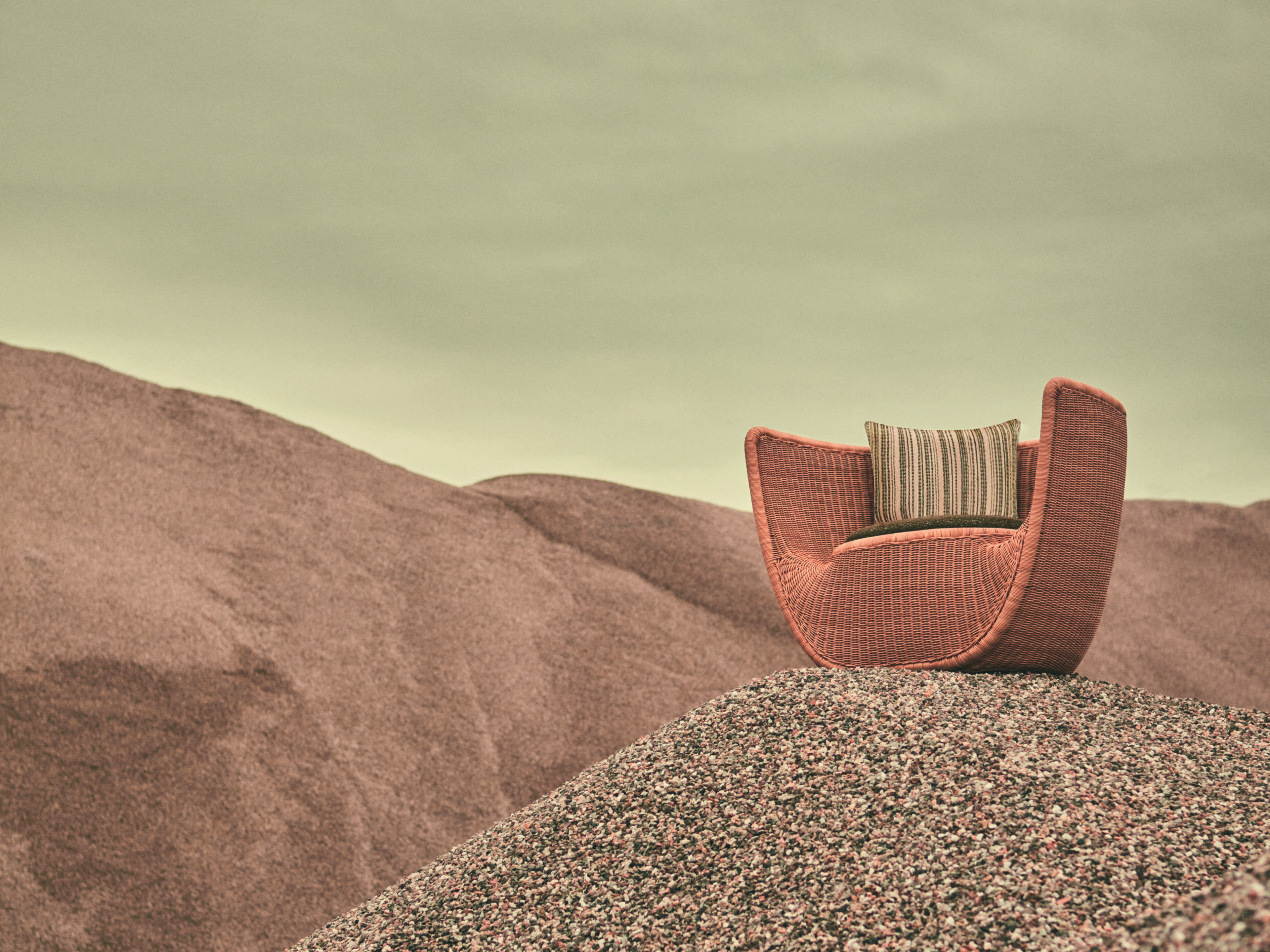 AFTERNOONS Garden armchair By DE PADOVA