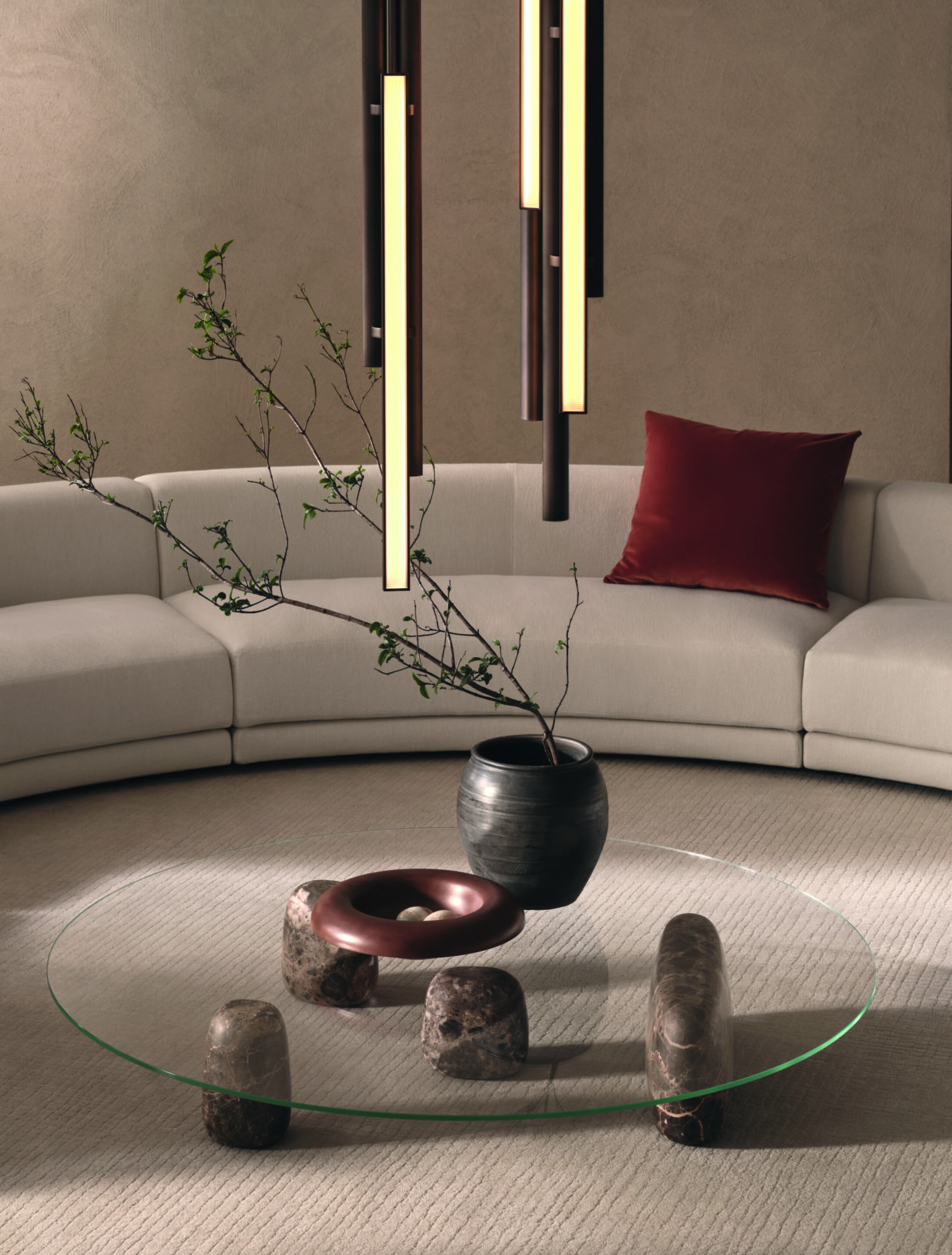 ISHI STONE Coffee table By DE PADOVA