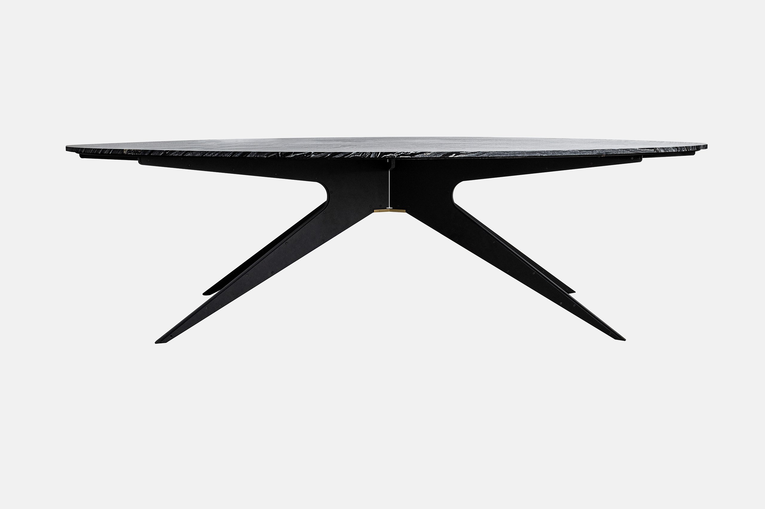 DEAN Oval marble table By GABRIEL SCOTT