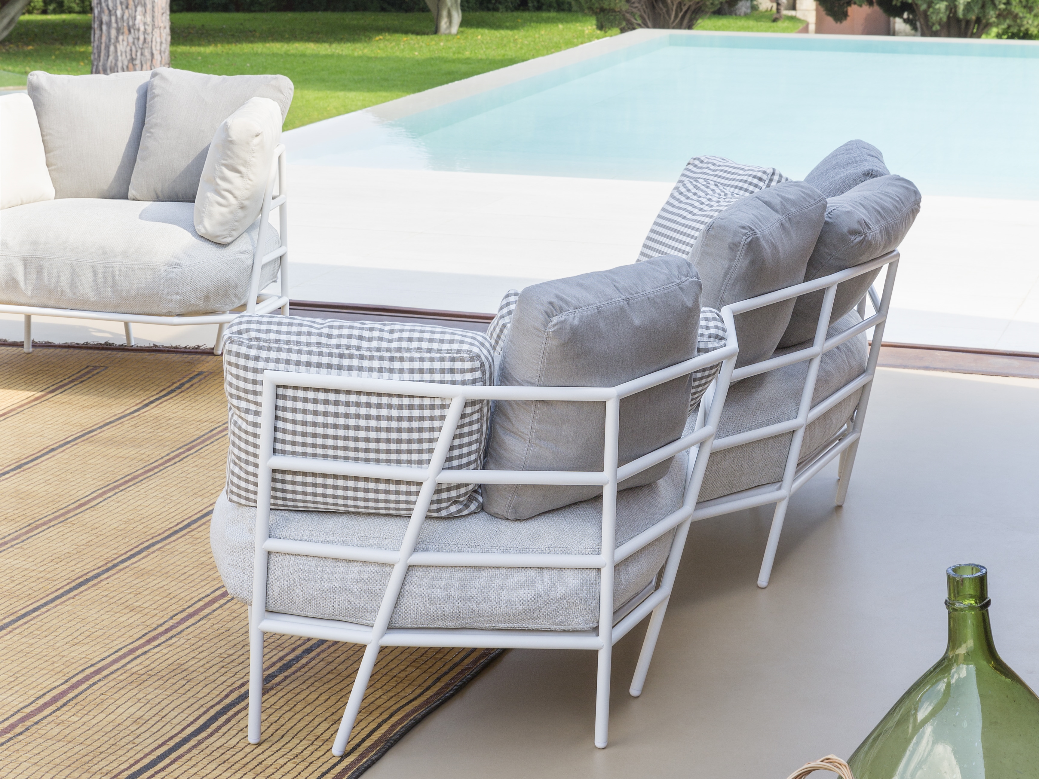 Divano in tessuto a 3 posti DEHORS - 372_O By Alias design Michele De ...