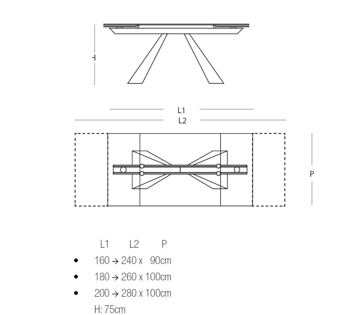 Extending crystal table DELTA By NAOS
