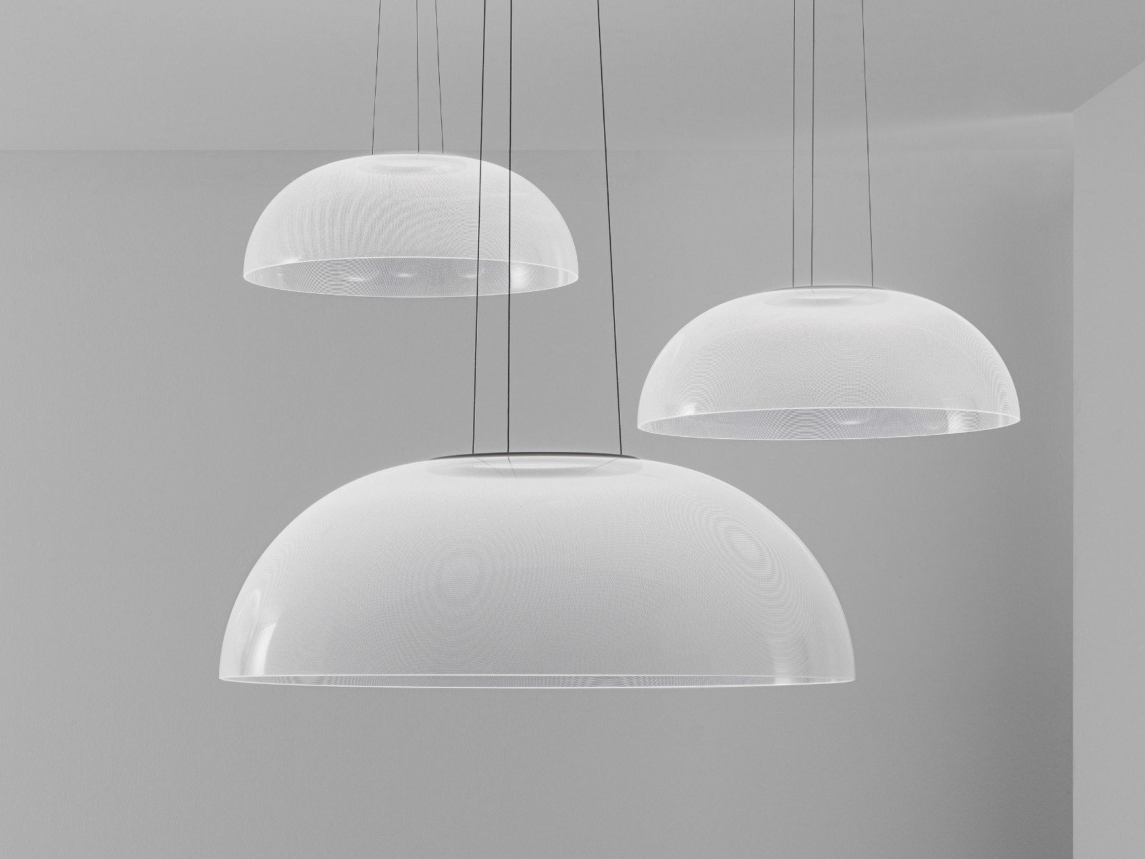 DEMÌ LED PMMA pendant lamp By Stilnovo | design Mirco Crosatto