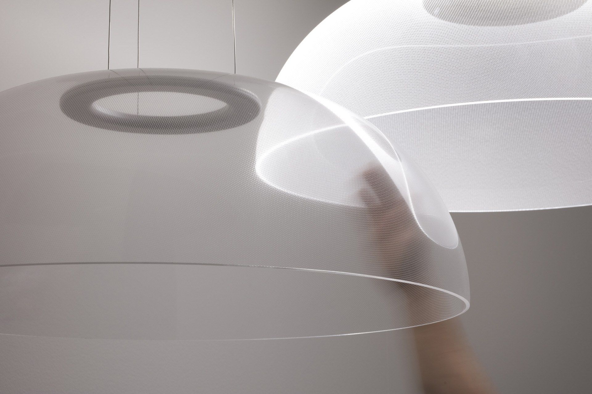 DEMÌ LED PMMA pendant lamp By Stilnovo | design Mirco Crosatto
