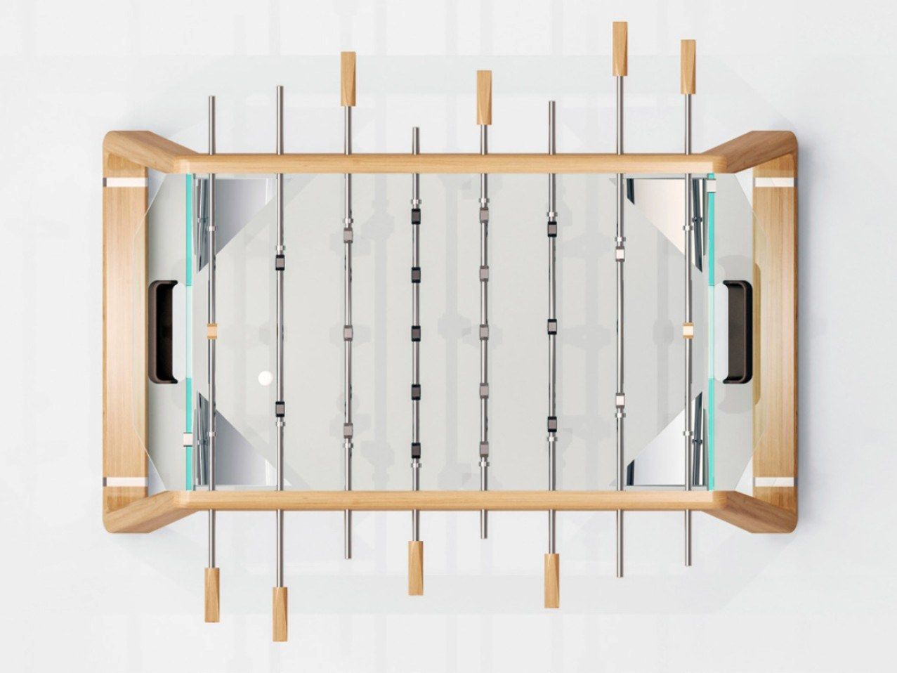 DERBY WOOD Football table By Impatia | design Gregg Brodarick, Lucia Guazzi