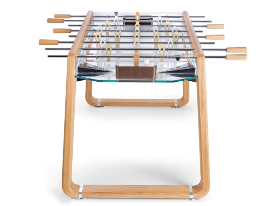 DERBY WOOD Football table By Impatia | design Gregg Brodarick, Lucia Guazzi