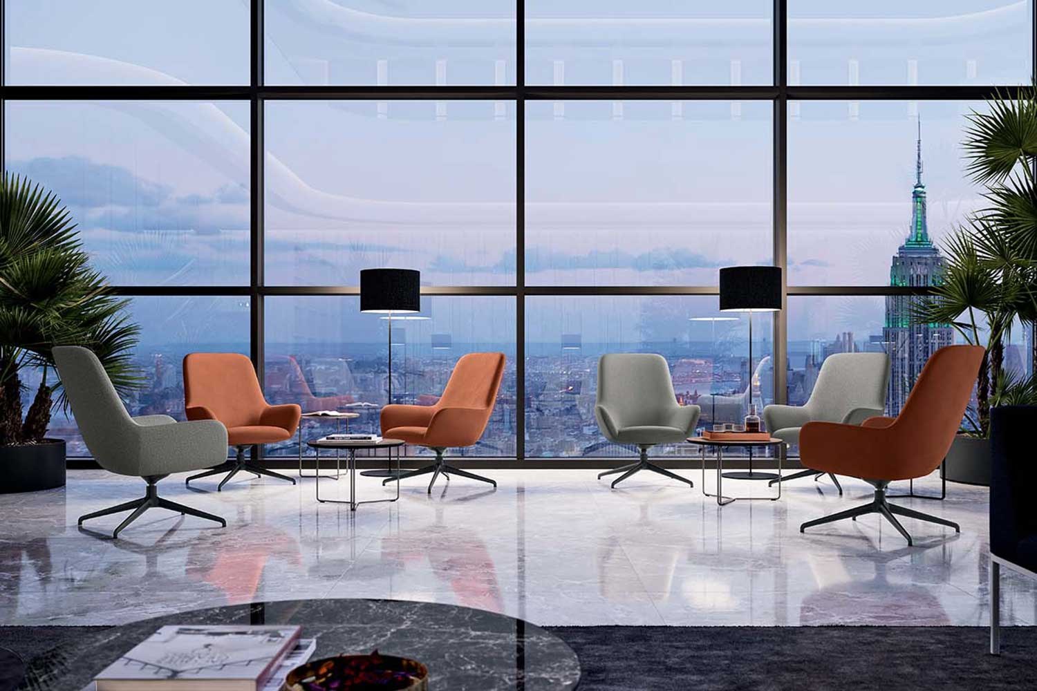 CITY LOUNGE By Quadrifoglio Group design Ciani Design